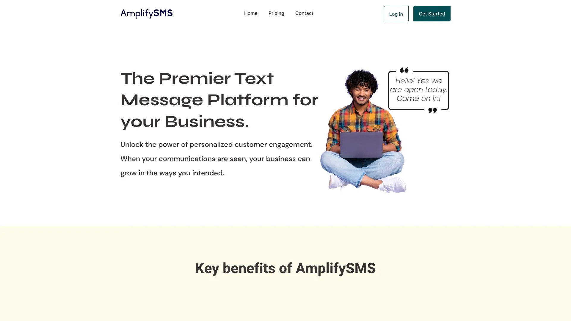 AmplifySMS: AI-Powered Text Messaging Platform | Creati.ai