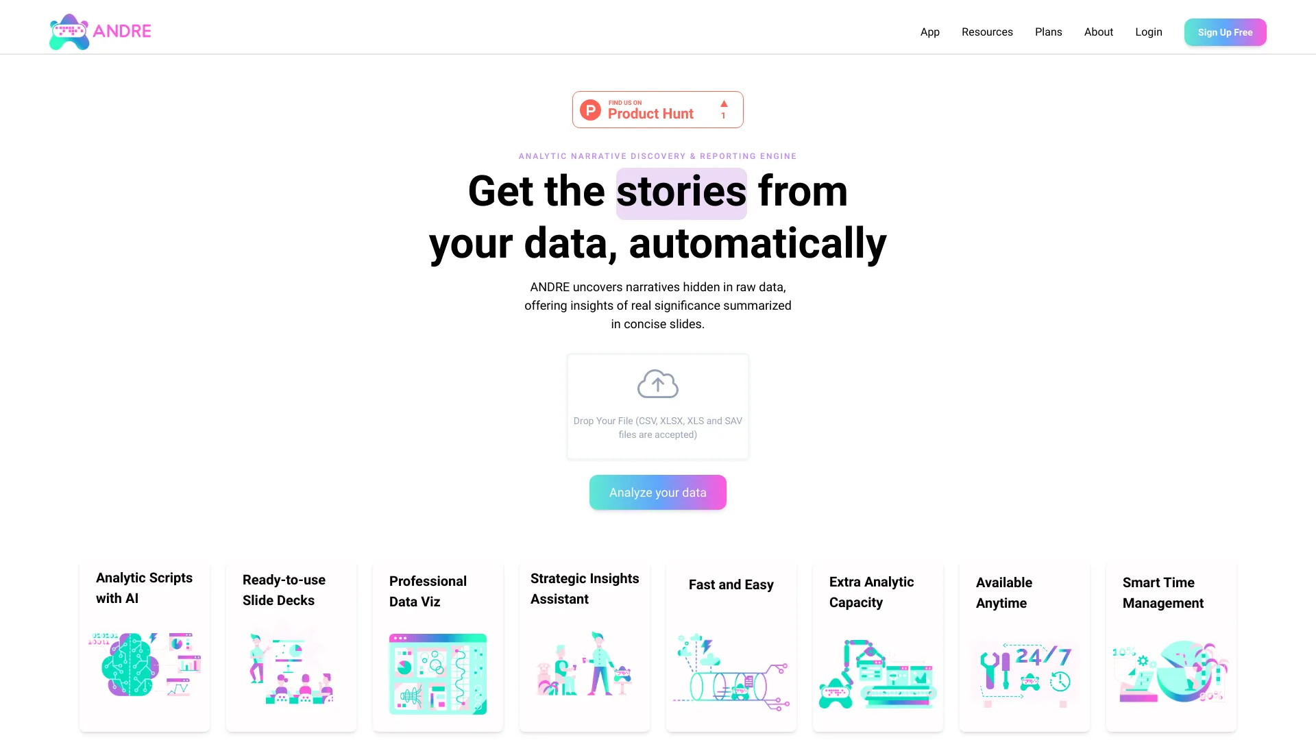 ANDRE.ai - Automated Data Analysis & Insight Generation | Creati.ai
