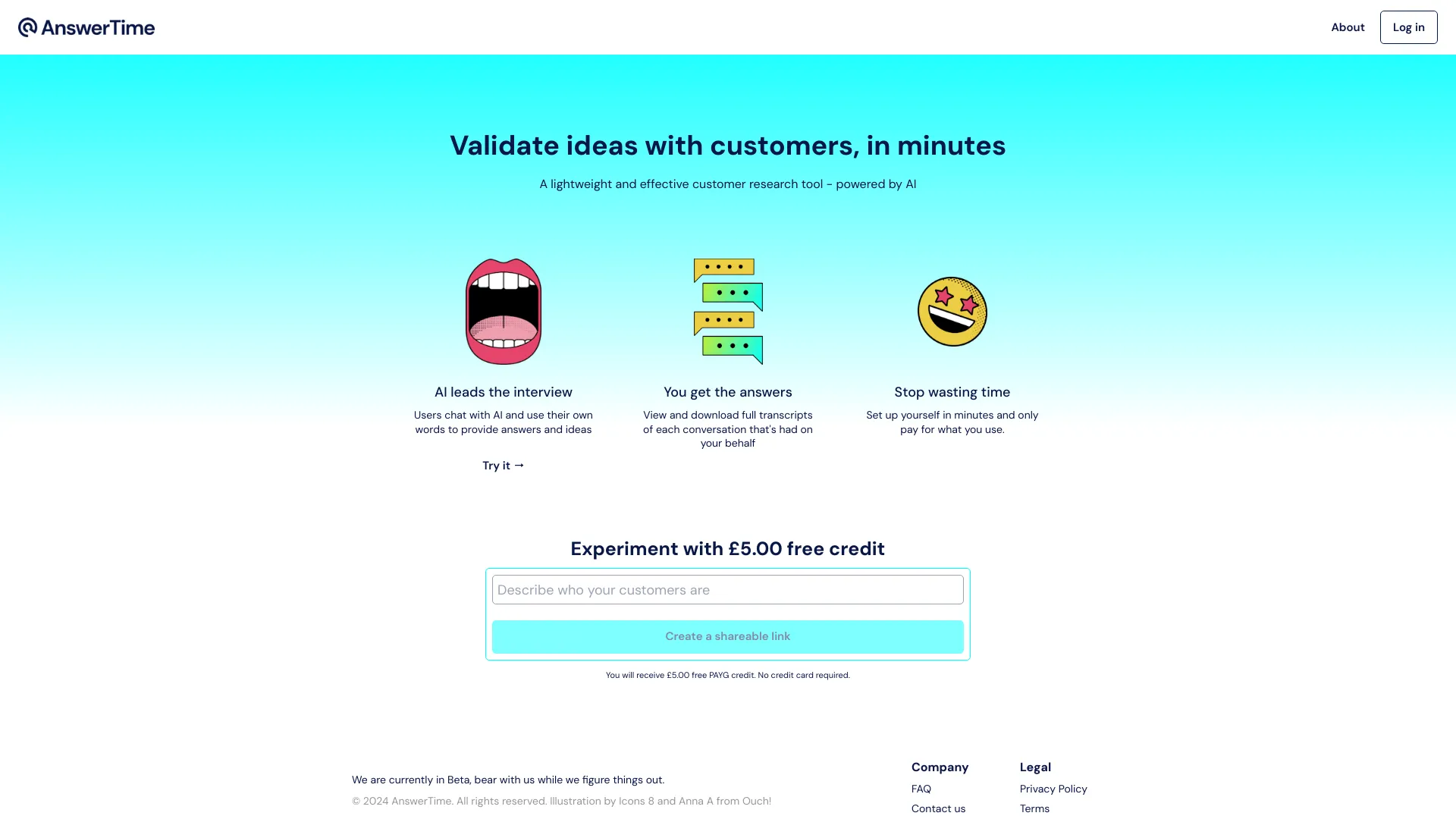 AnswerTime AI-Led Research Tool | Creati.ai