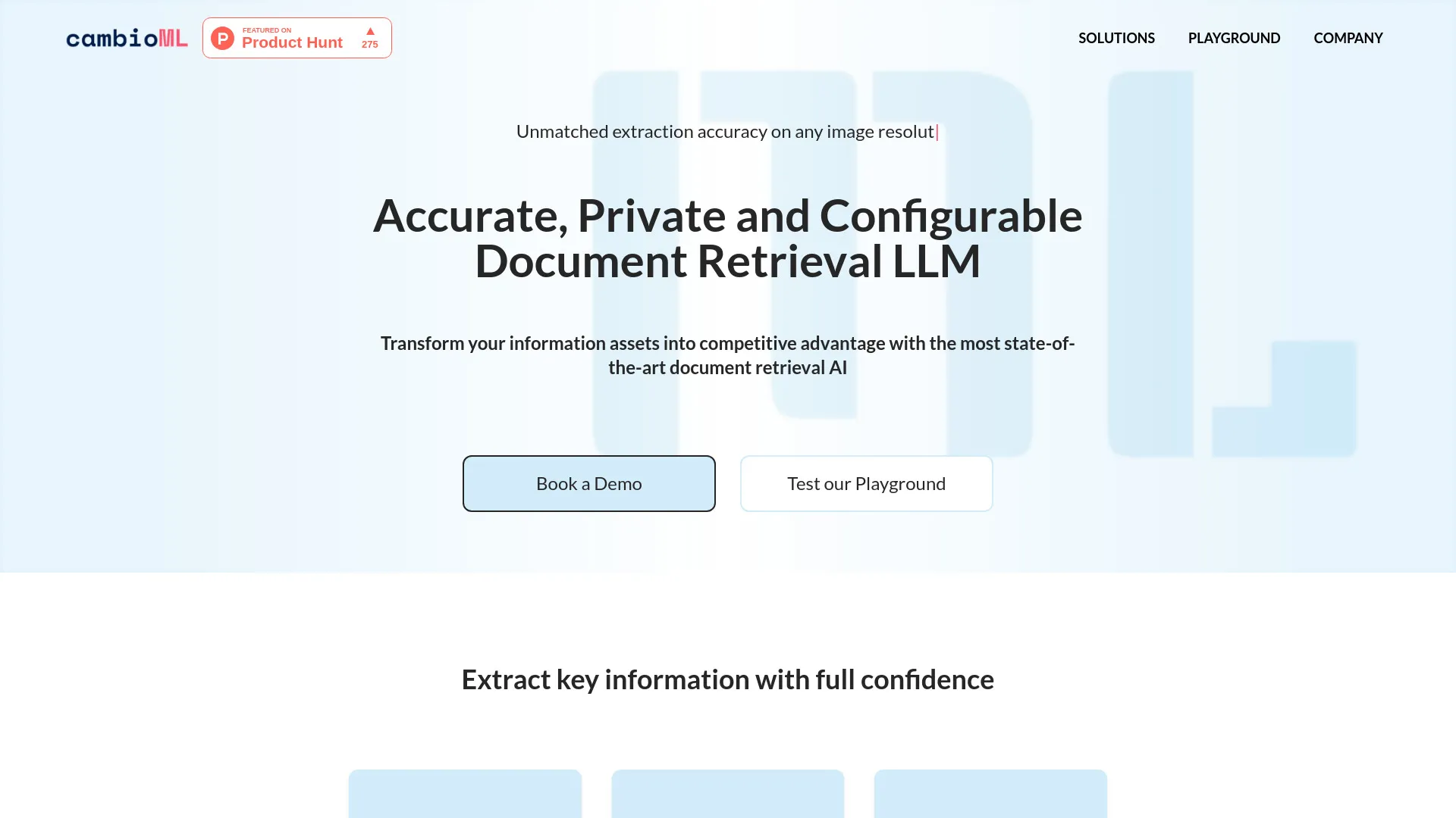 CambioML - Advanced Document Processing Solution | Creati.ai