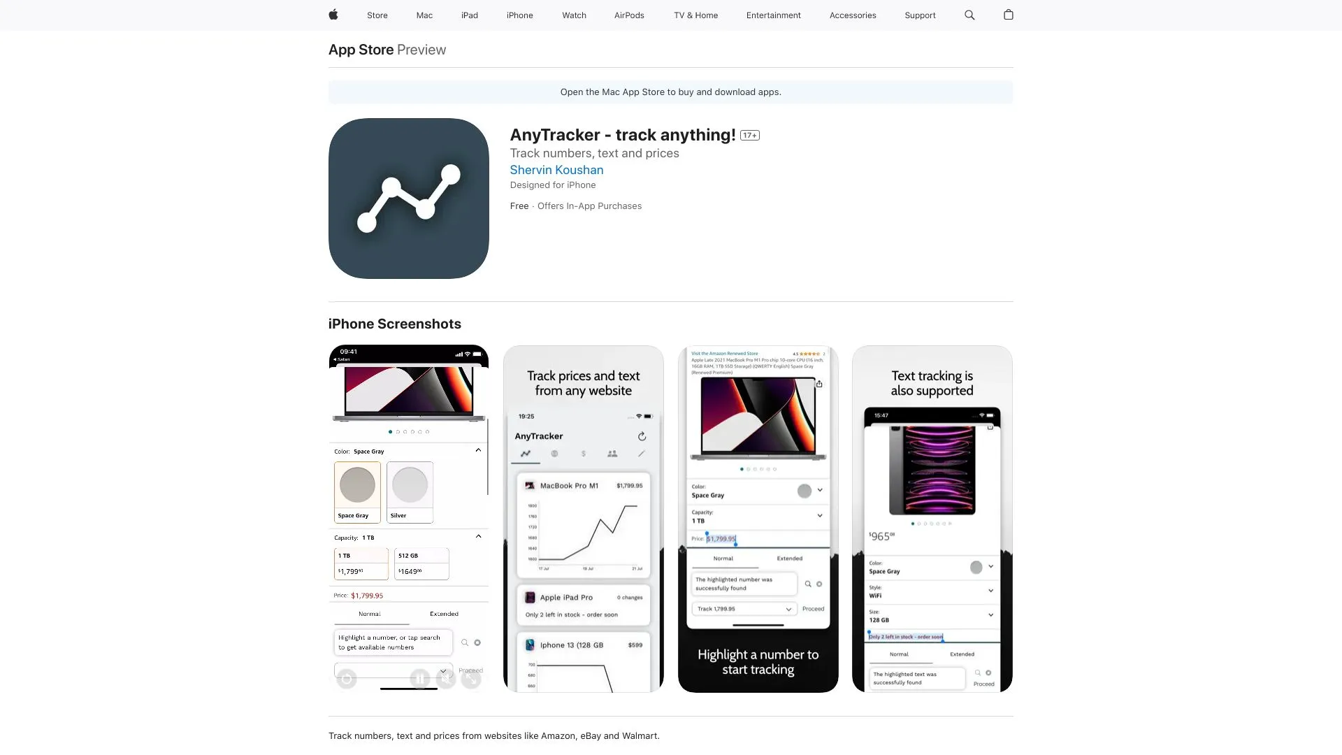 AnyTracker - Track Anything Effortlessly on iOS | Creati.ai