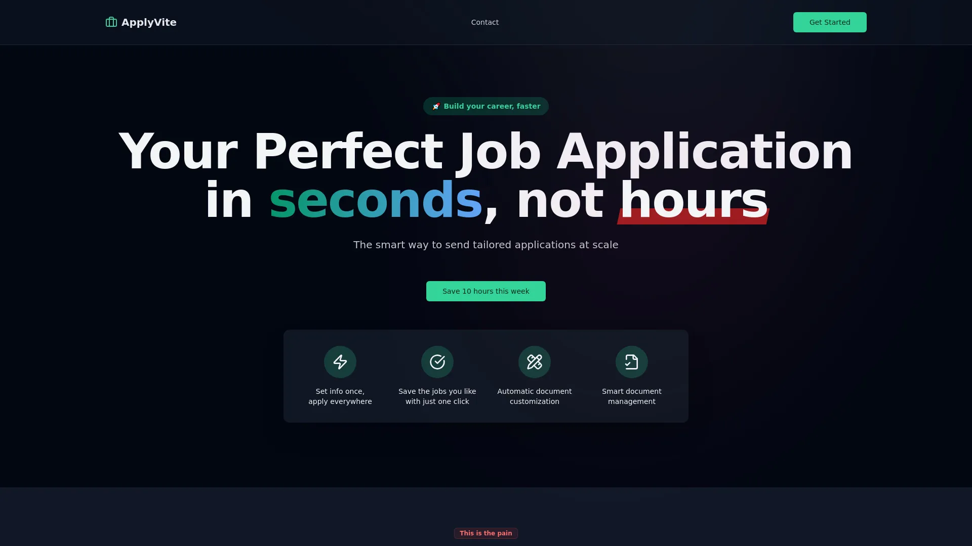 ApplyVite - Streamline Your Job Applications | Creati.ai