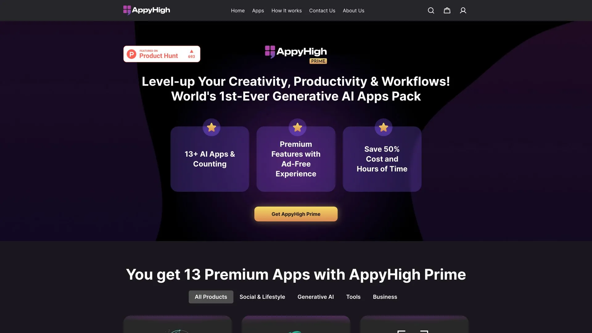 AppyHigh Prime: Premium AI Tools & Productivity Apps | Creati.ai