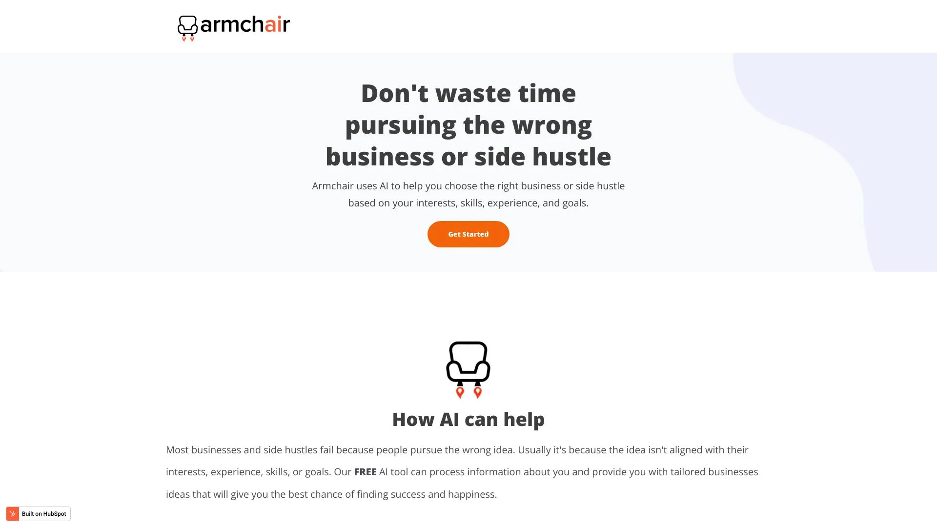Armchair AI - Your AI-Powered Side Hustle Assistant | Creati.ai