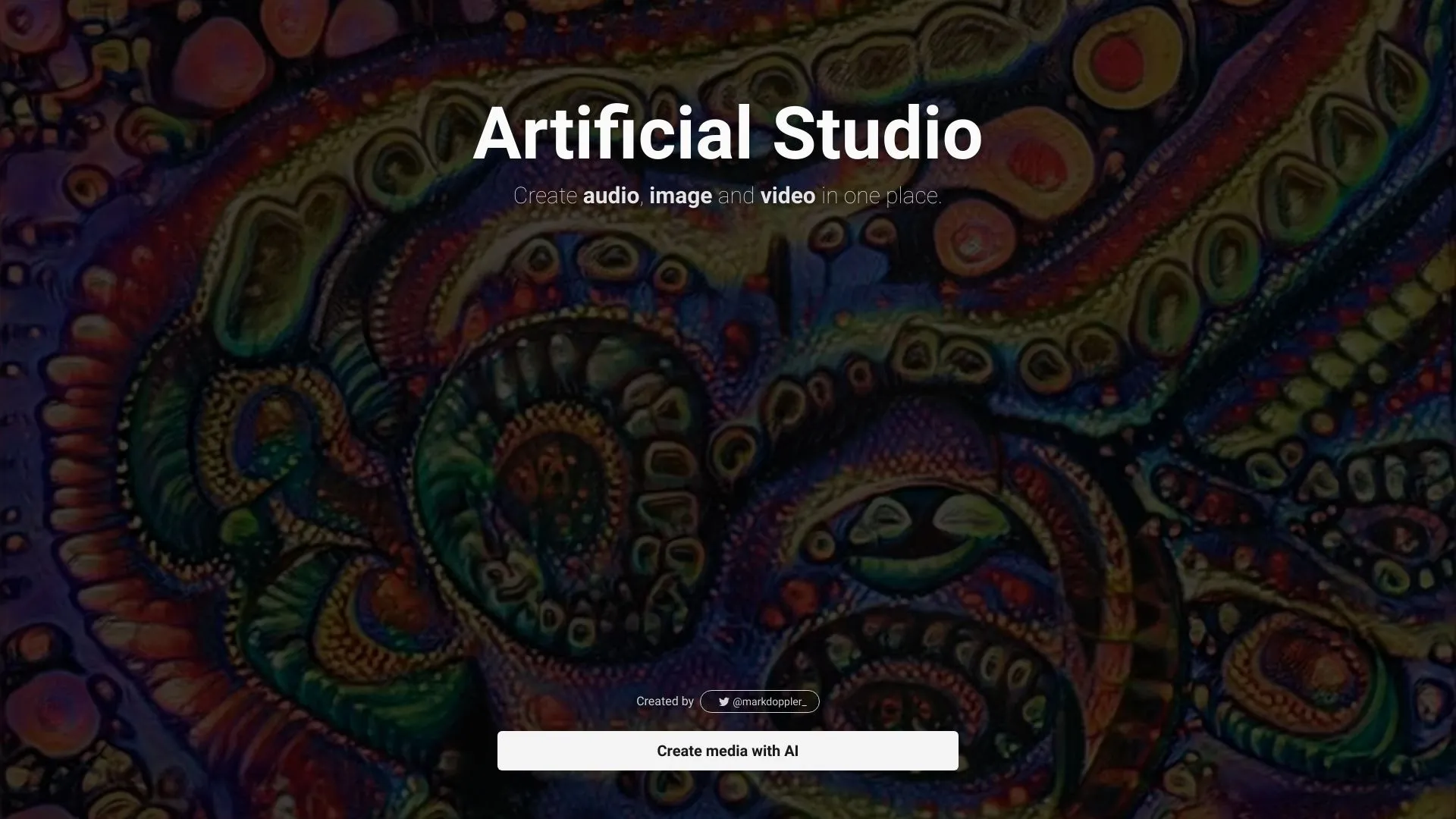 Artificial Studio: AI-Powered Creative Suite for All Your Needs | Creati.ai