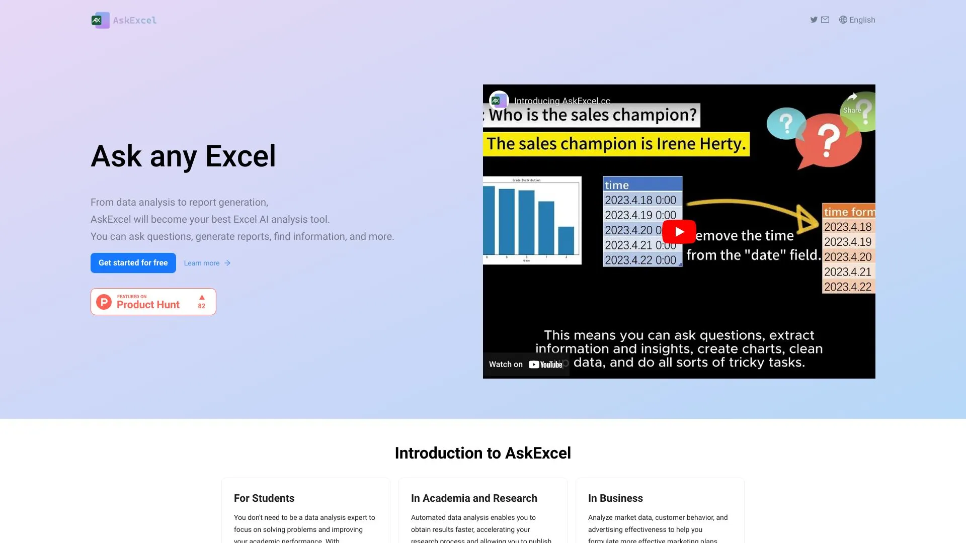 AskExcel - Tu Asistente de Excel con IA | Creati.ai