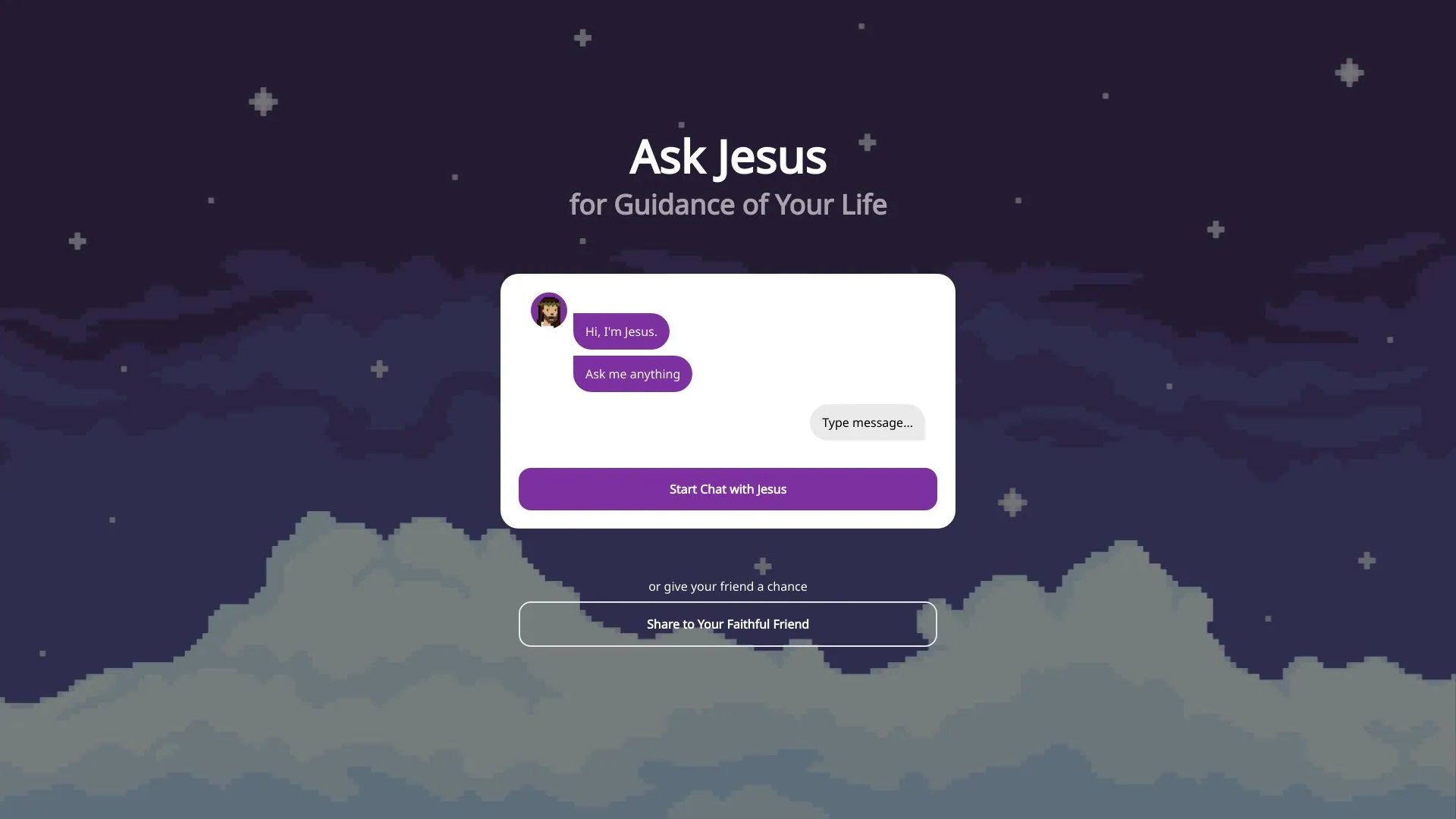 AskJesus.me: Chat com AI Jesus para Orientação | Creati.ai
