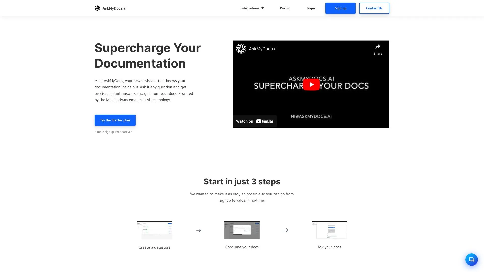 AskMyDocs.ai - AI-Powered Documentation Assistant | Creati.ai