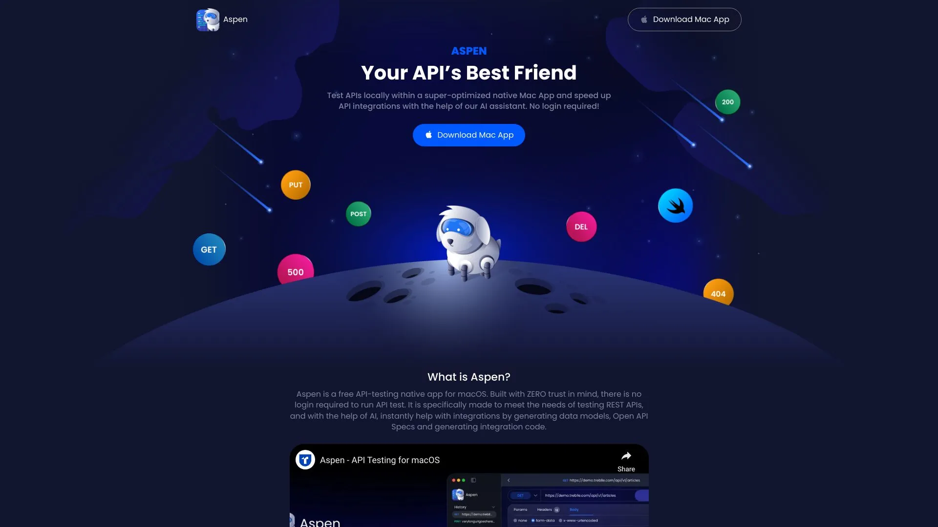 Aspen - Free API Testing Tool with AI for macOS | Creati.ai
