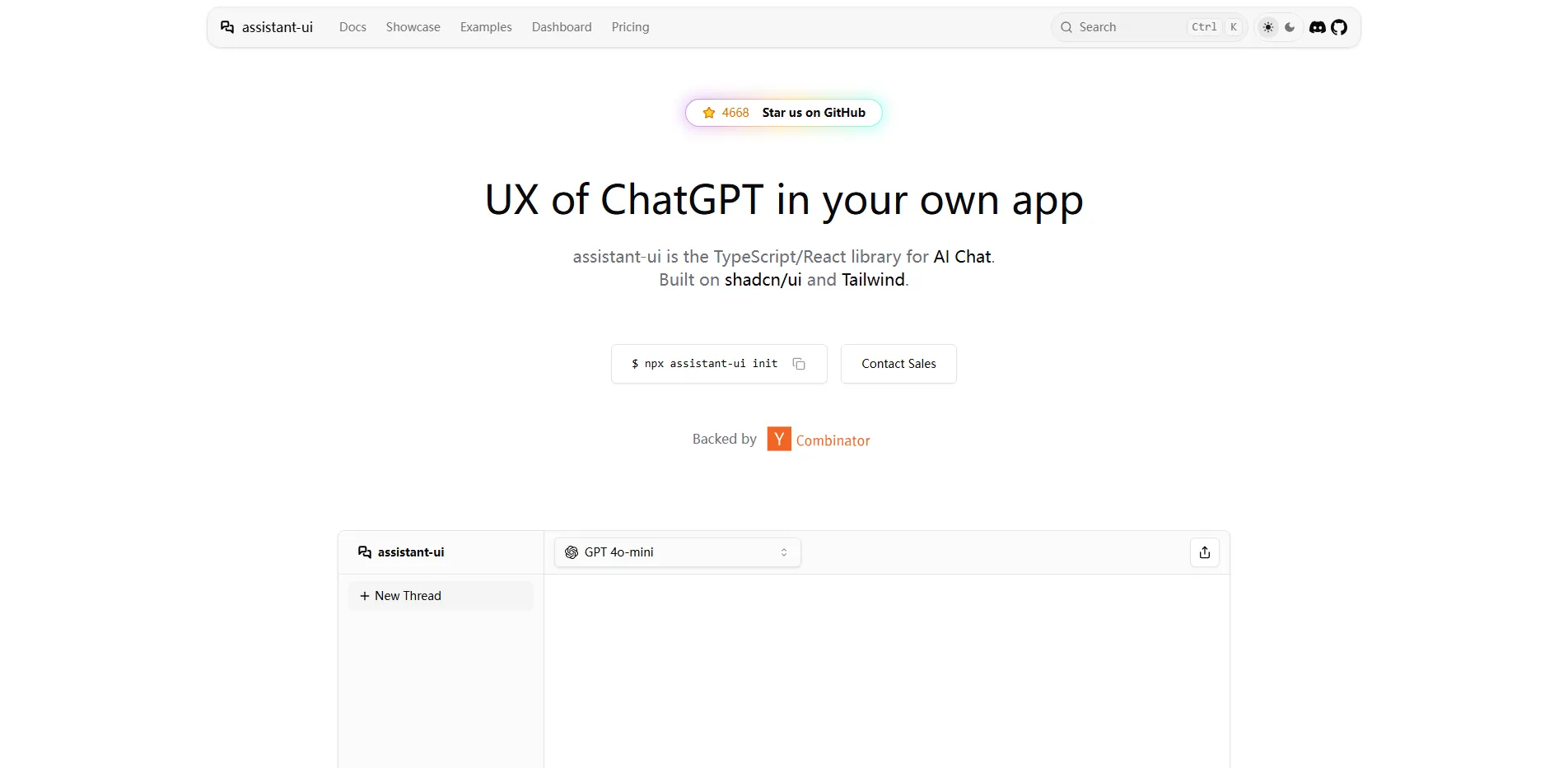 Mejora la Productividad con el Agente IA Assistant-UI | Creati.ai