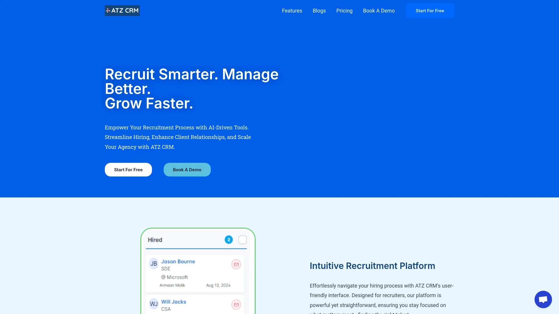 ATZ CRM - Herramienta de Reclutamiento Impulsada por IA para una ...