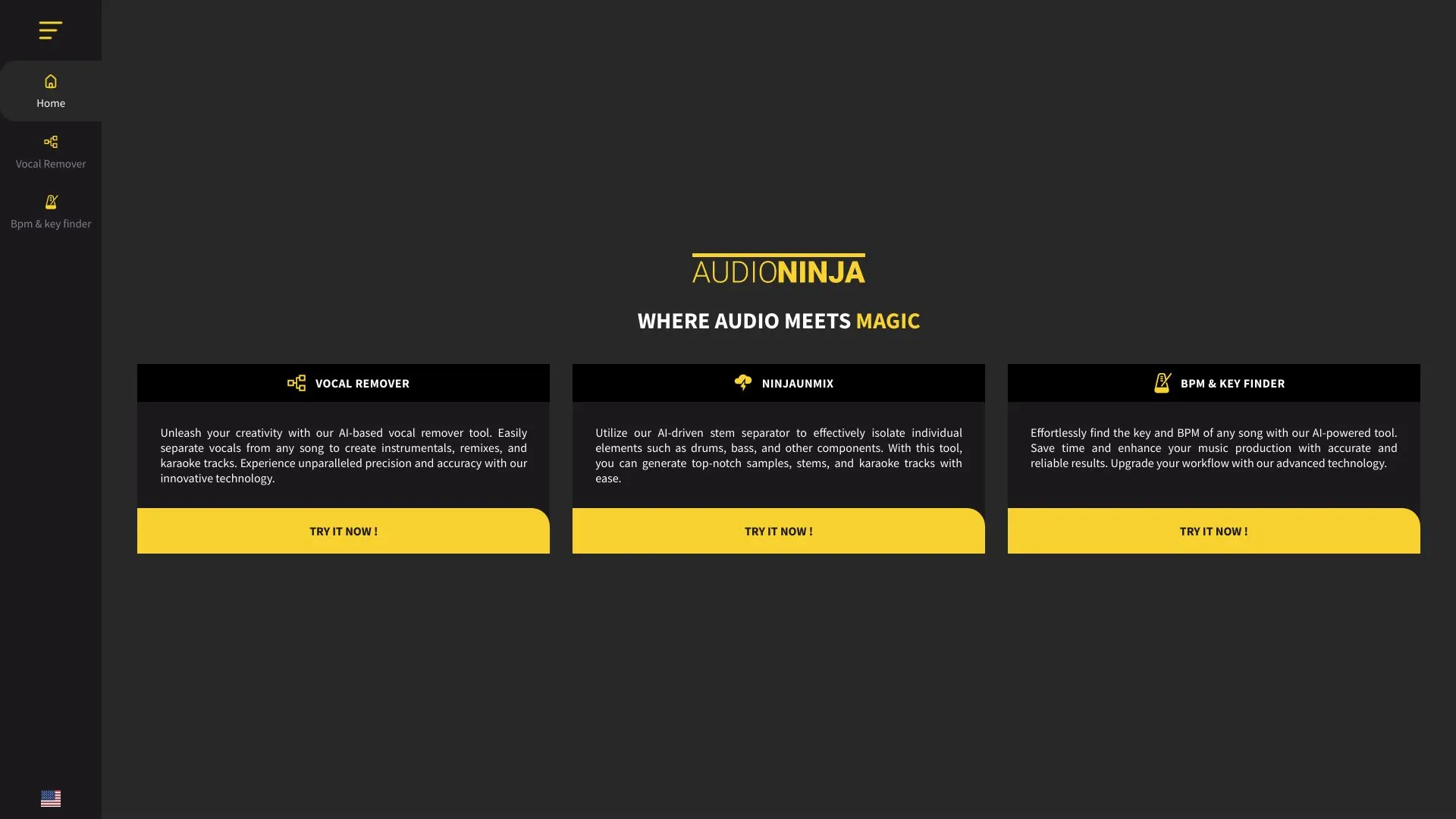 AudioNinja: Online Vocal Remover & Instrumental Creator | Creati.ai