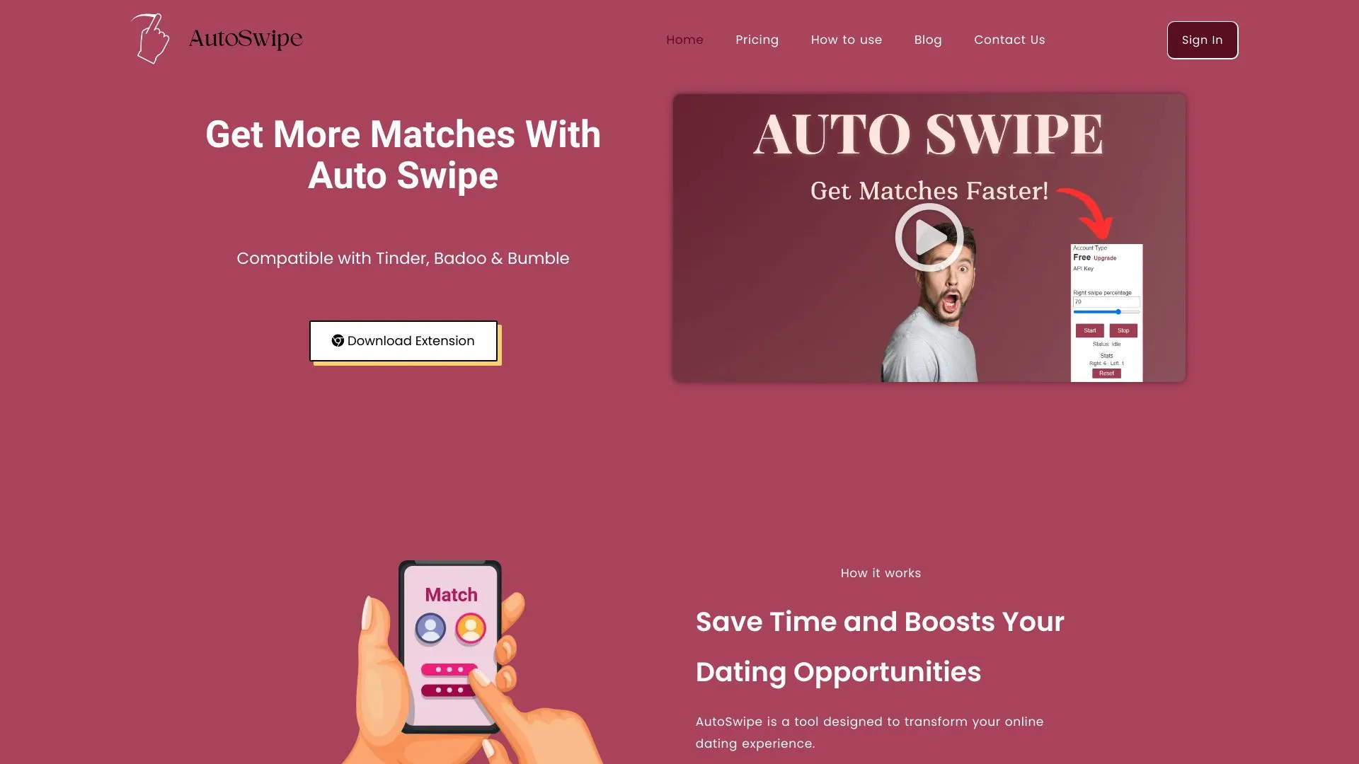 AutoSwipe - Automate Your Dating Experience | Creati.ai