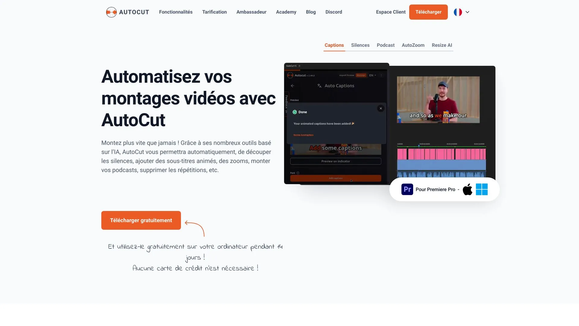 AutoCut : Plugin Premiere Pro alimenté par l'IA pour le montage vidéo ...