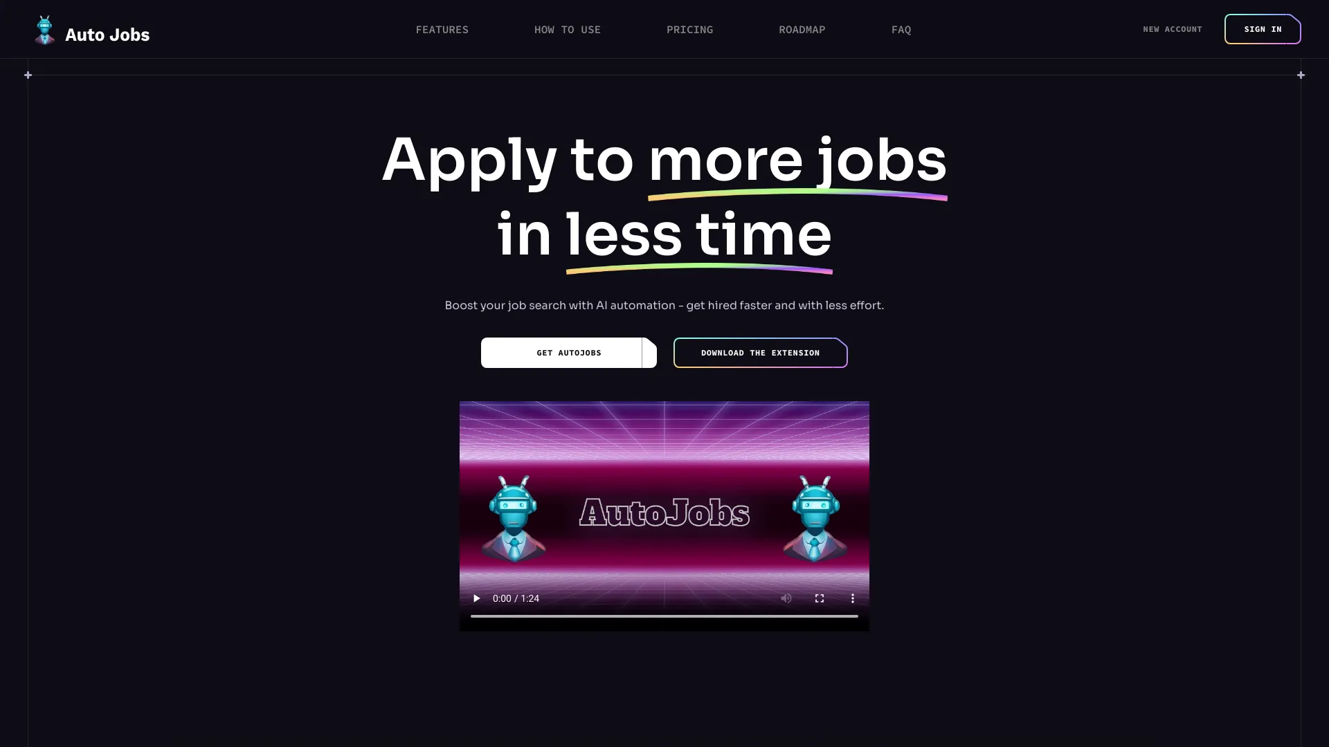 AutoJobs: Solicitudes Automáticas de Empleo Impulsadas por IA | Creati.ai