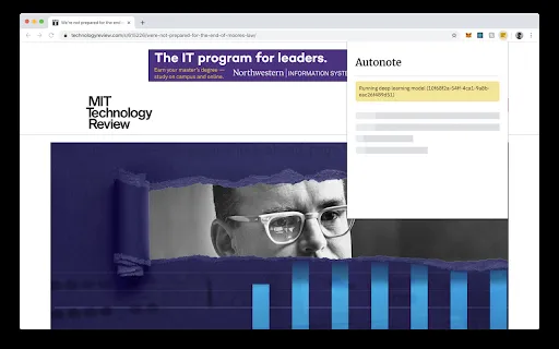 Autonote - AI-Powered Article Summarizer for Chrome | Creati.ai