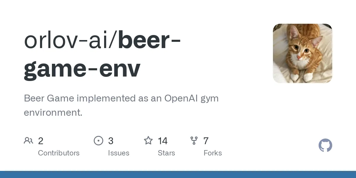 Beer Game Env: OpenAI Gym Supply Chain Simulation | Creati.ai