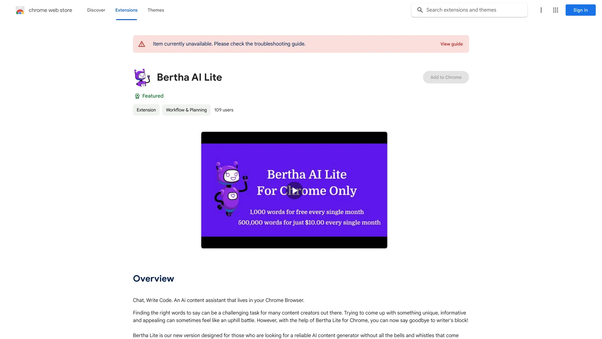 Bertha AI Lite: Su Asistente de Escritura Inteligente | Creati.ai