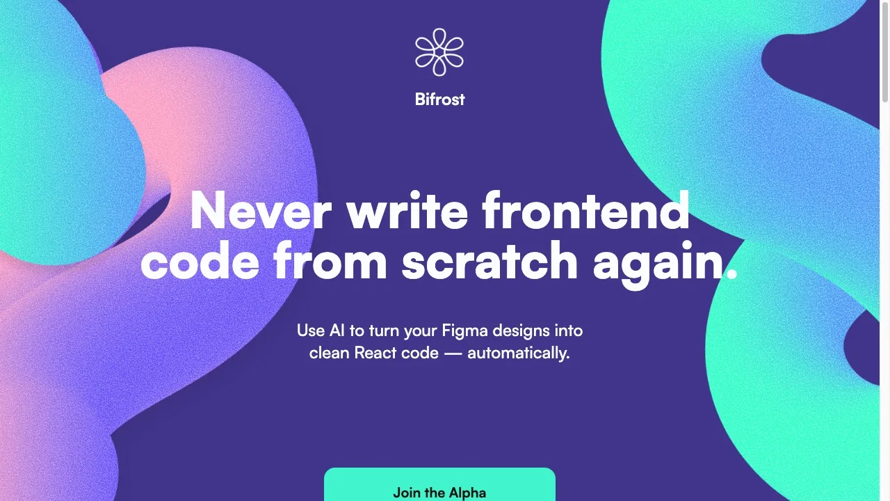 Bifrost – Convert Figma Designs to React Code | Creati.ai
