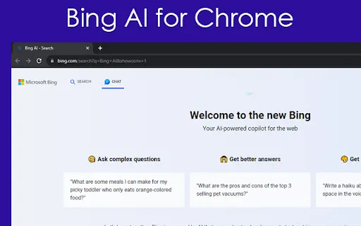 Bing AI for Chrome Extension - Enhance Your Browsing | Creati.ai