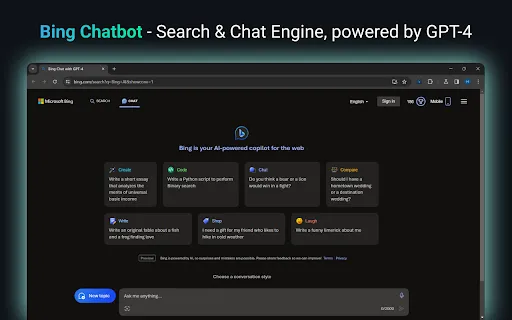 Bing Chatbot - Enhance Your Browsing with AI | Creati.ai