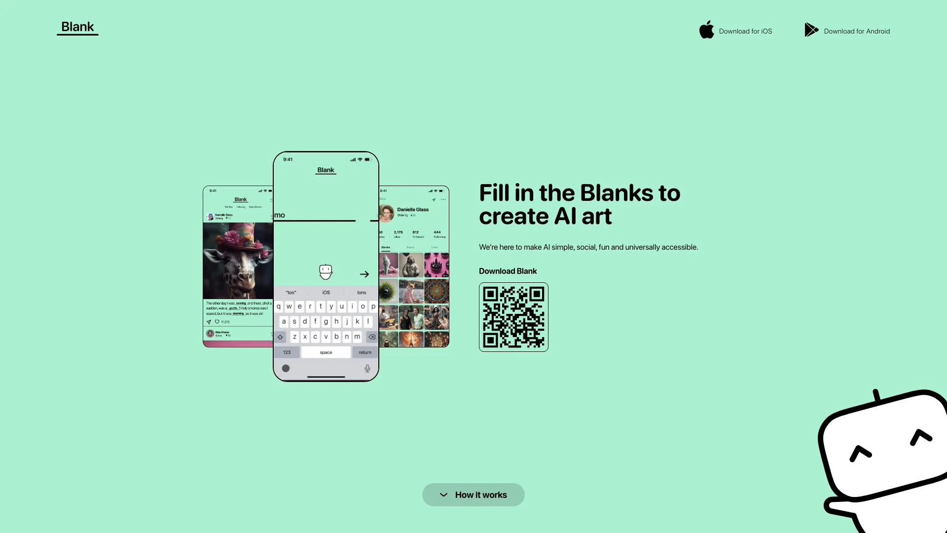 The Blank App: Create Stunning AI Art Daily | Creati.ai