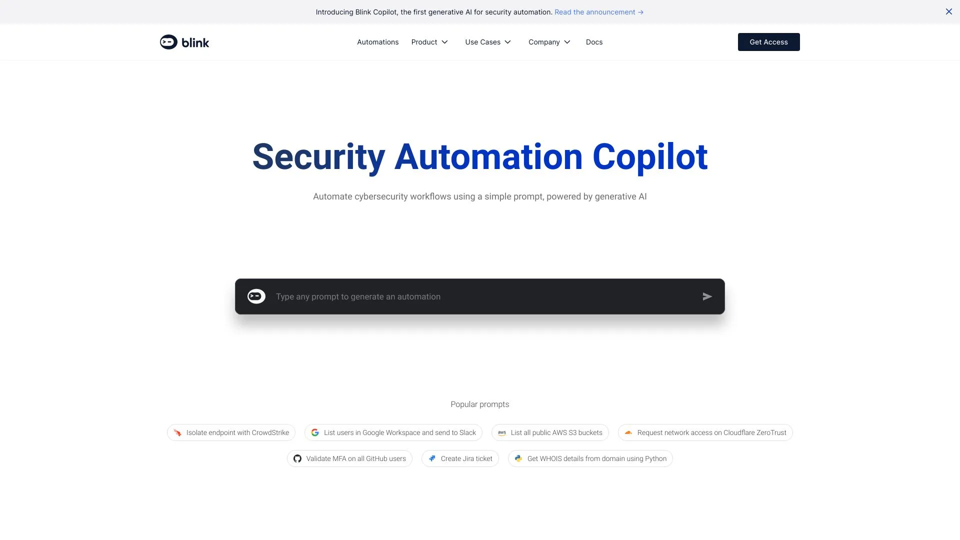 BlinkOps: No-Code Automation for Security and Platform Operations | Creati.ai