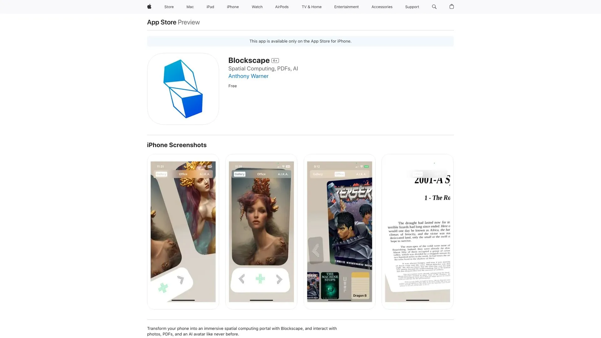 Blockscape: 당신의 몰입형 공간 컴퓨팅 포털 | Creati.ai