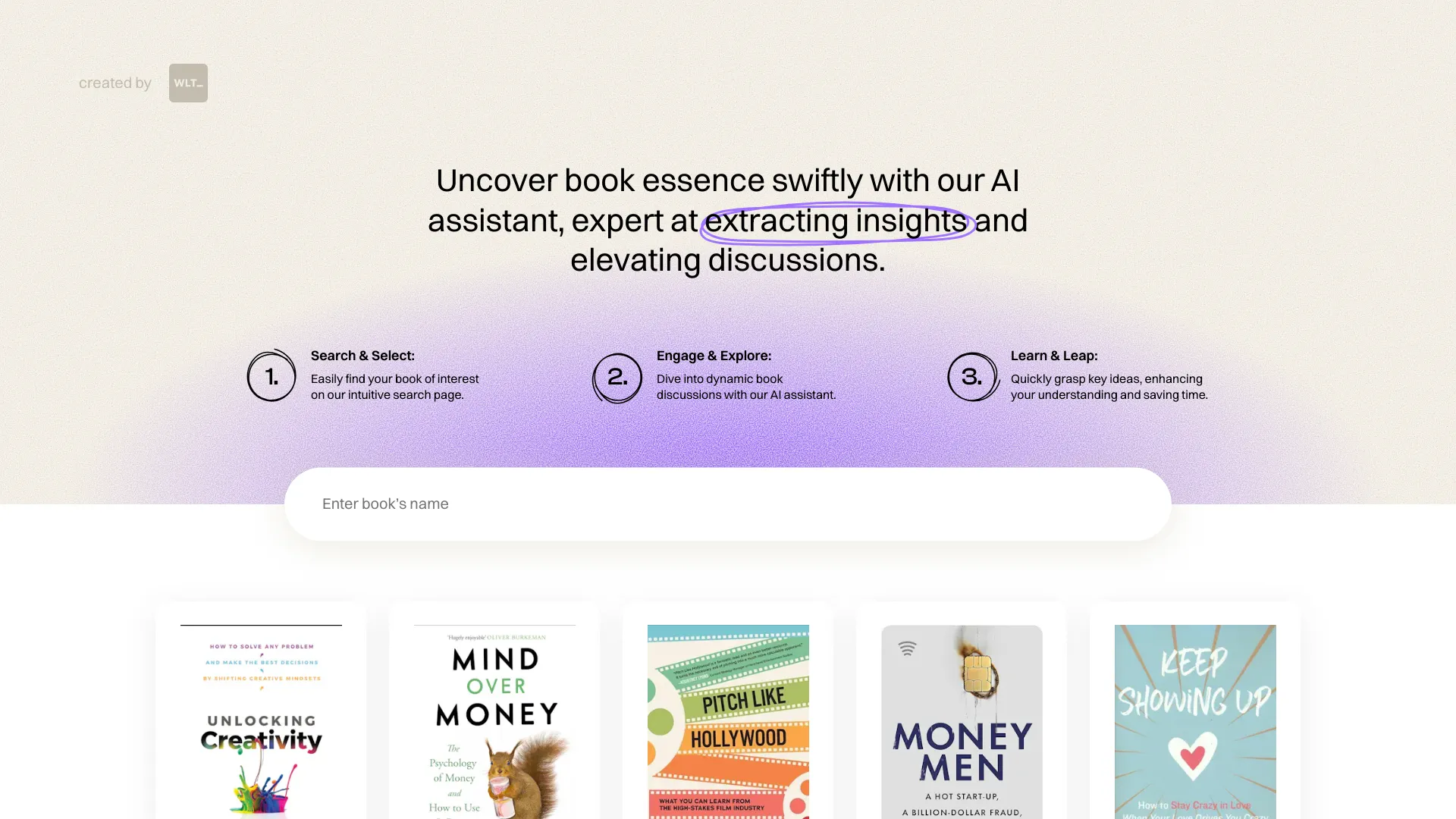 BookNote.AI: AI-Powered Book Summaries & Insights | Creati.ai