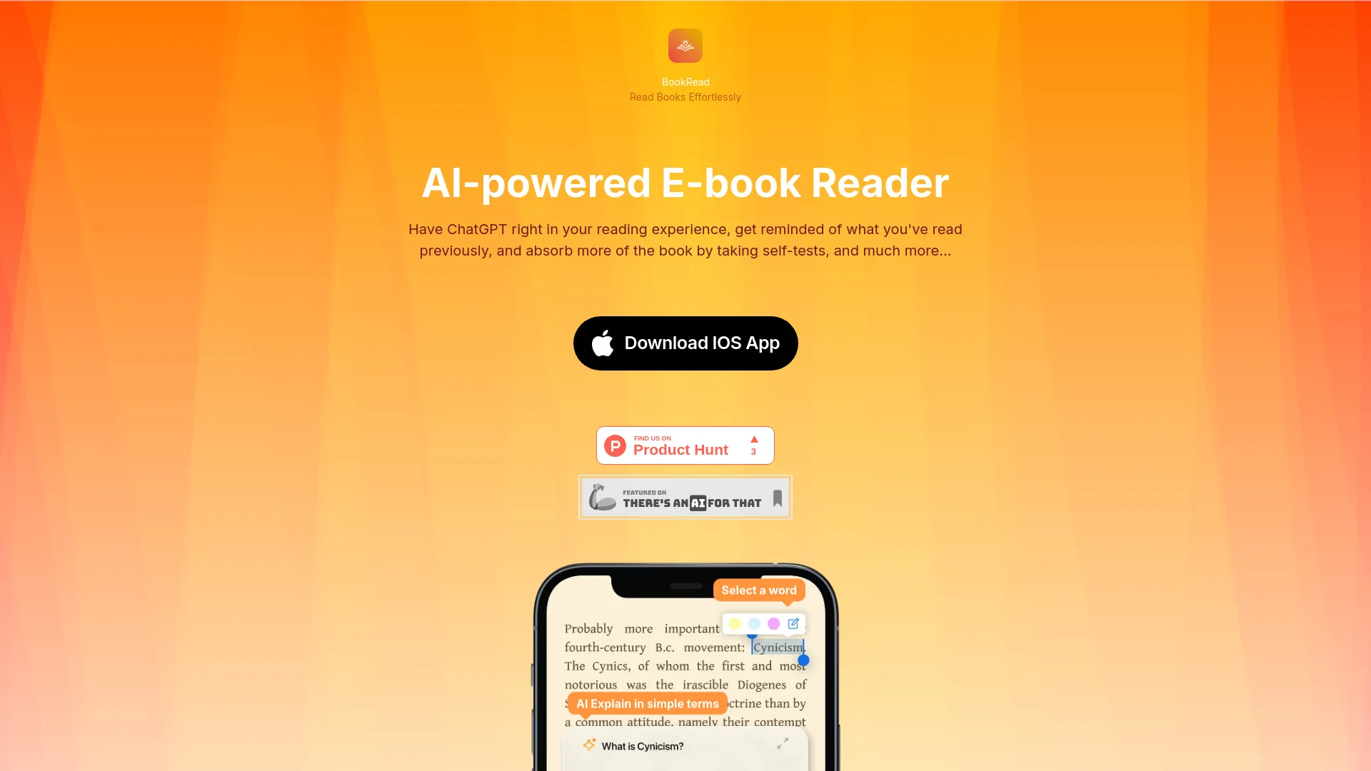 BookRead - Lector de E-book impulsado por IA para un aprendizaje ...