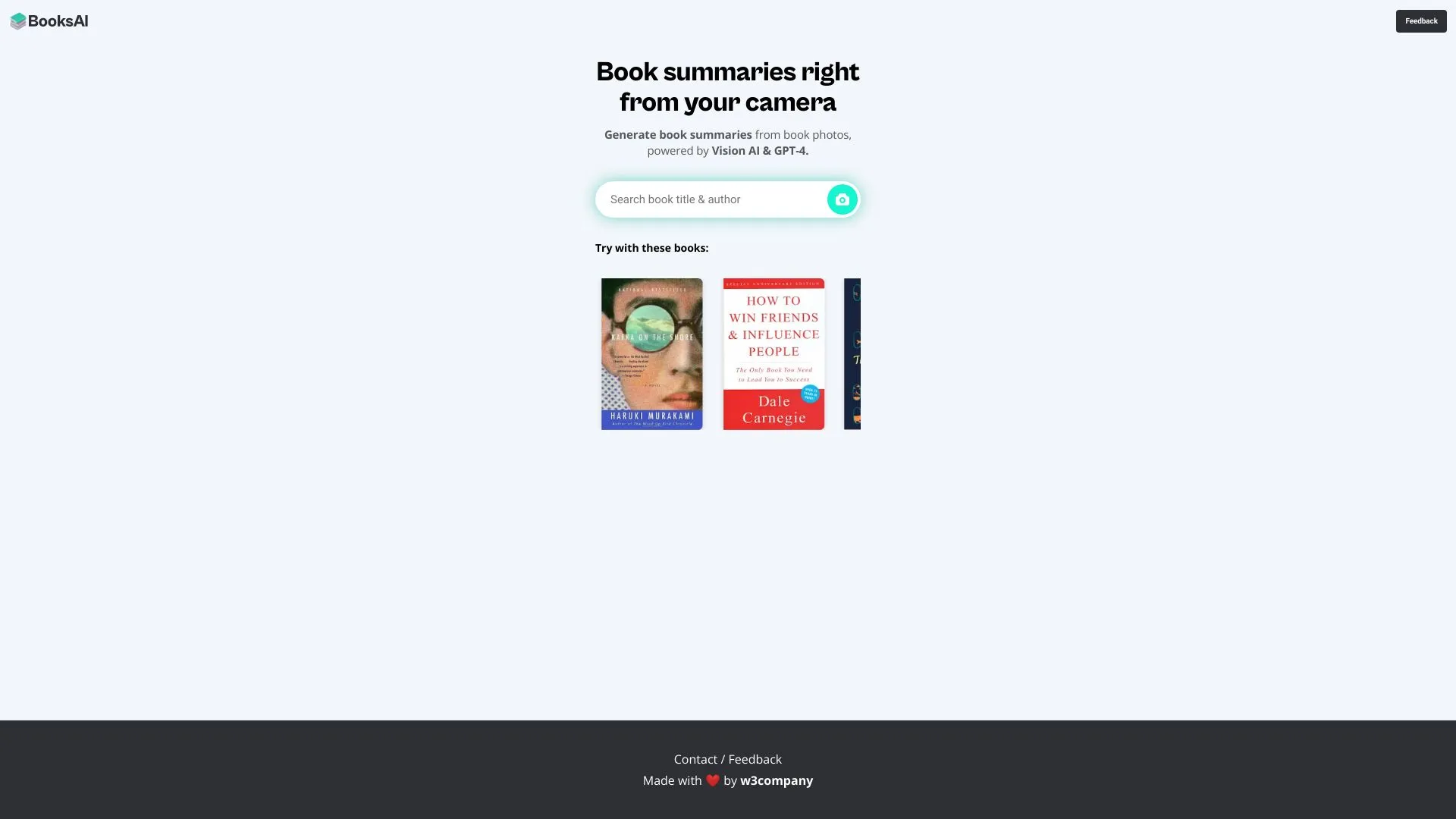 BooksAI: AI Book Summaries & Recommendations | Creati.ai