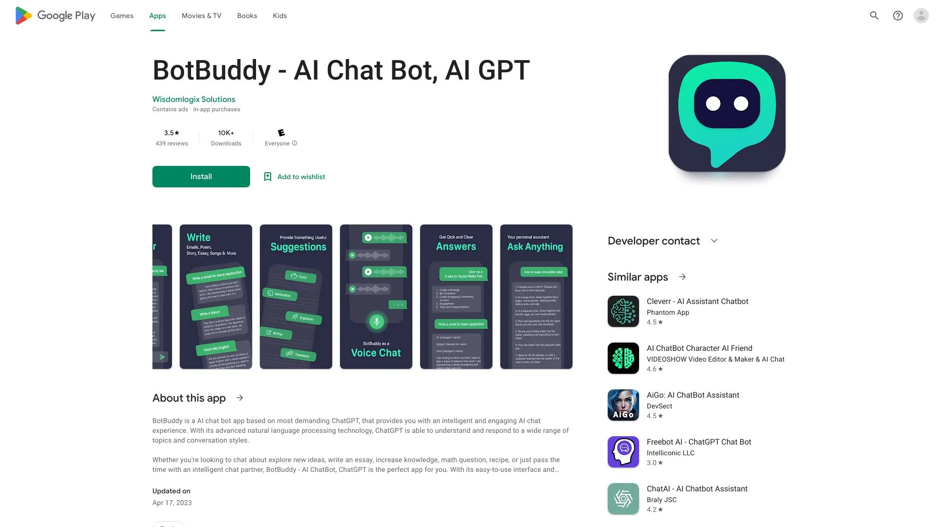 BotBuddy: Your AI Chat Companion | Creati.ai