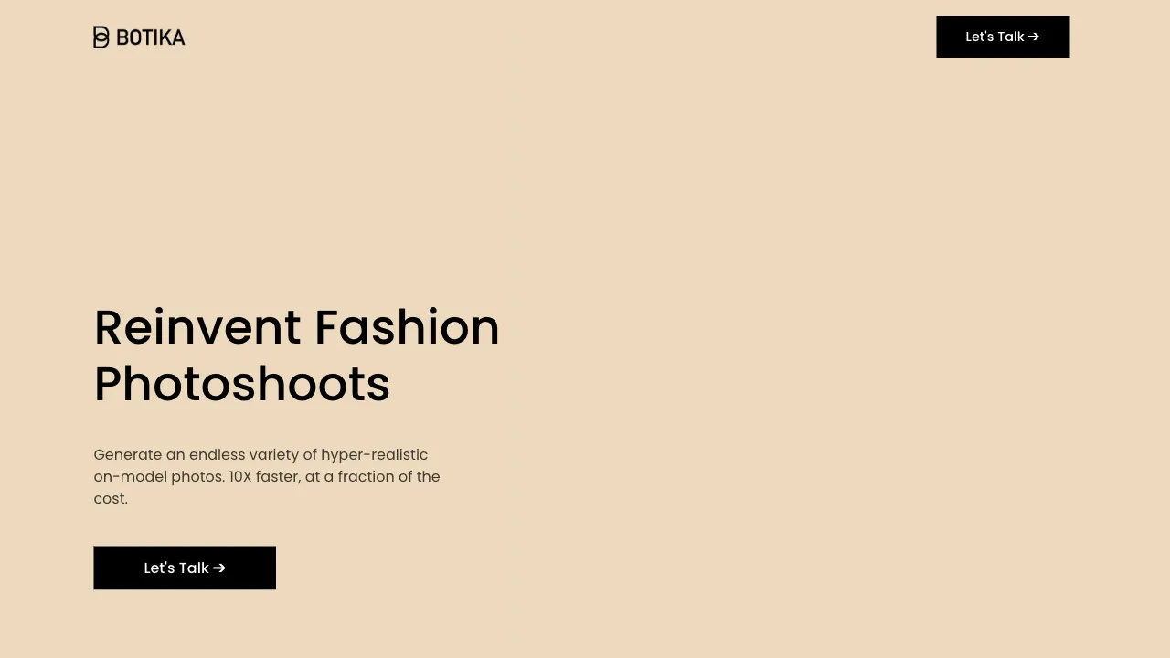 Botika: AI-Generated Models for Fashion E-Commerce Photos | Creati.ai