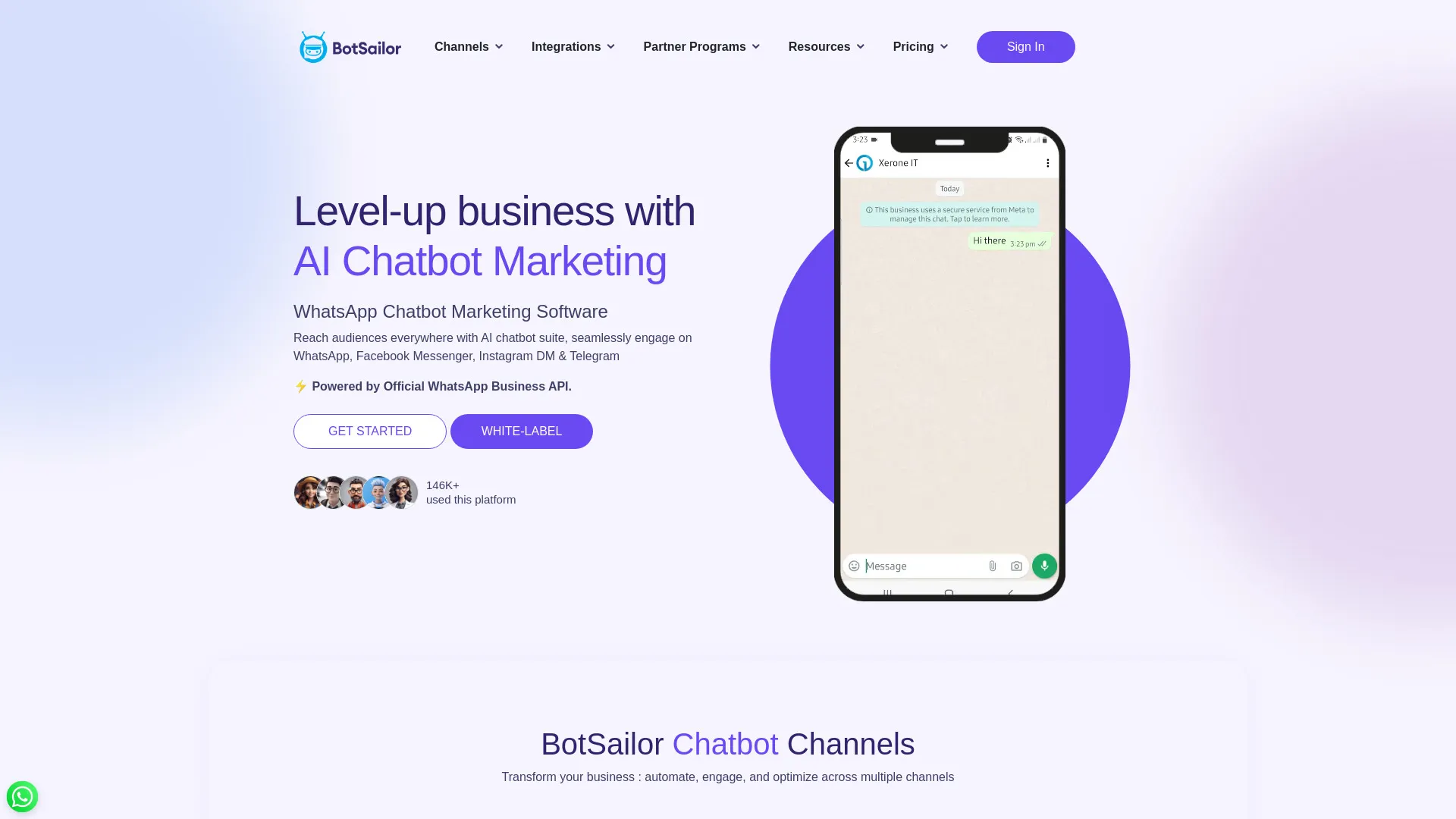 AI Chatbot Marketing Software - BotSailor | Creati.ai