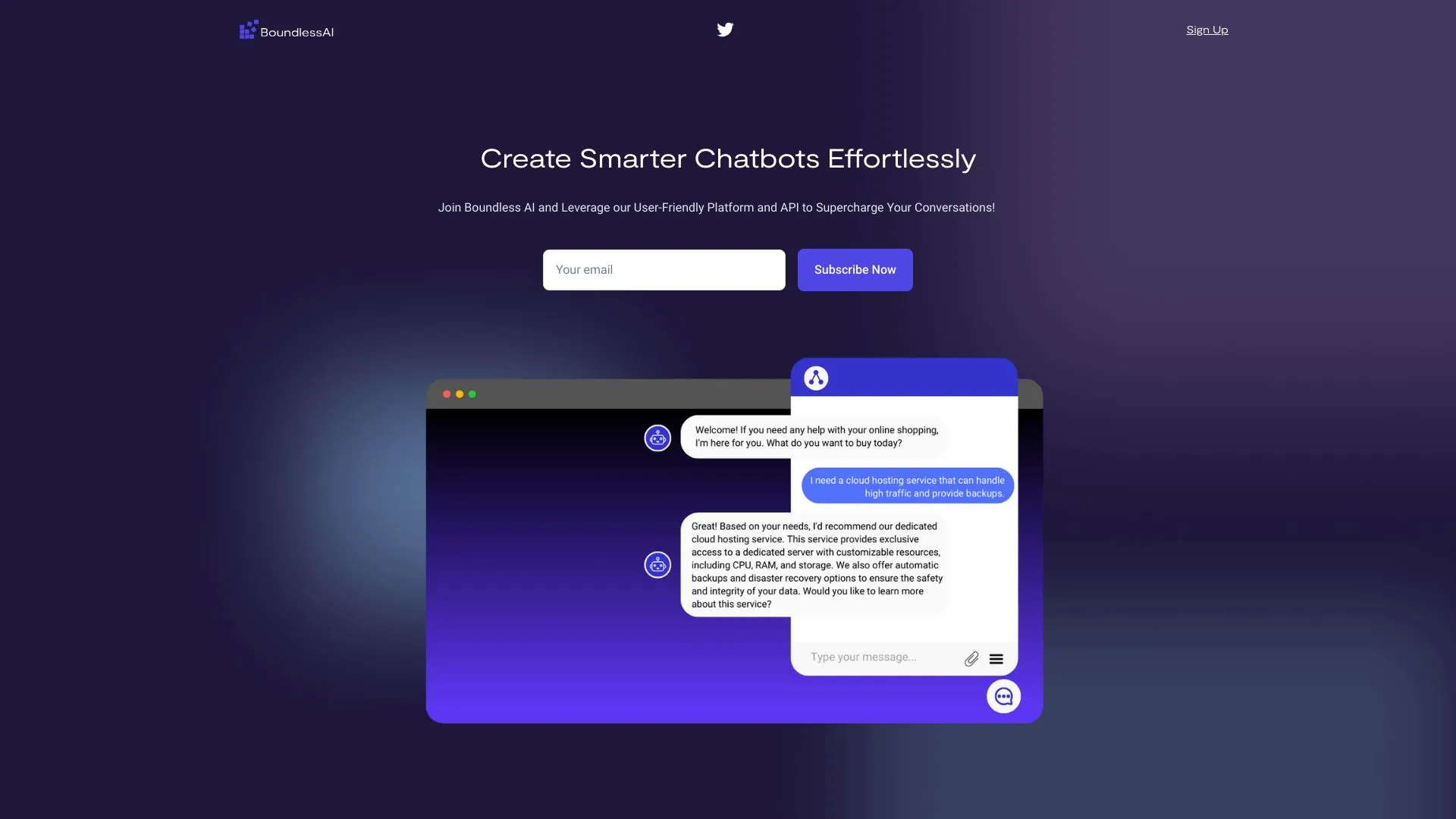 Boundless AI - Transform Customer Engagement with Custom Chatbots | Creati.ai