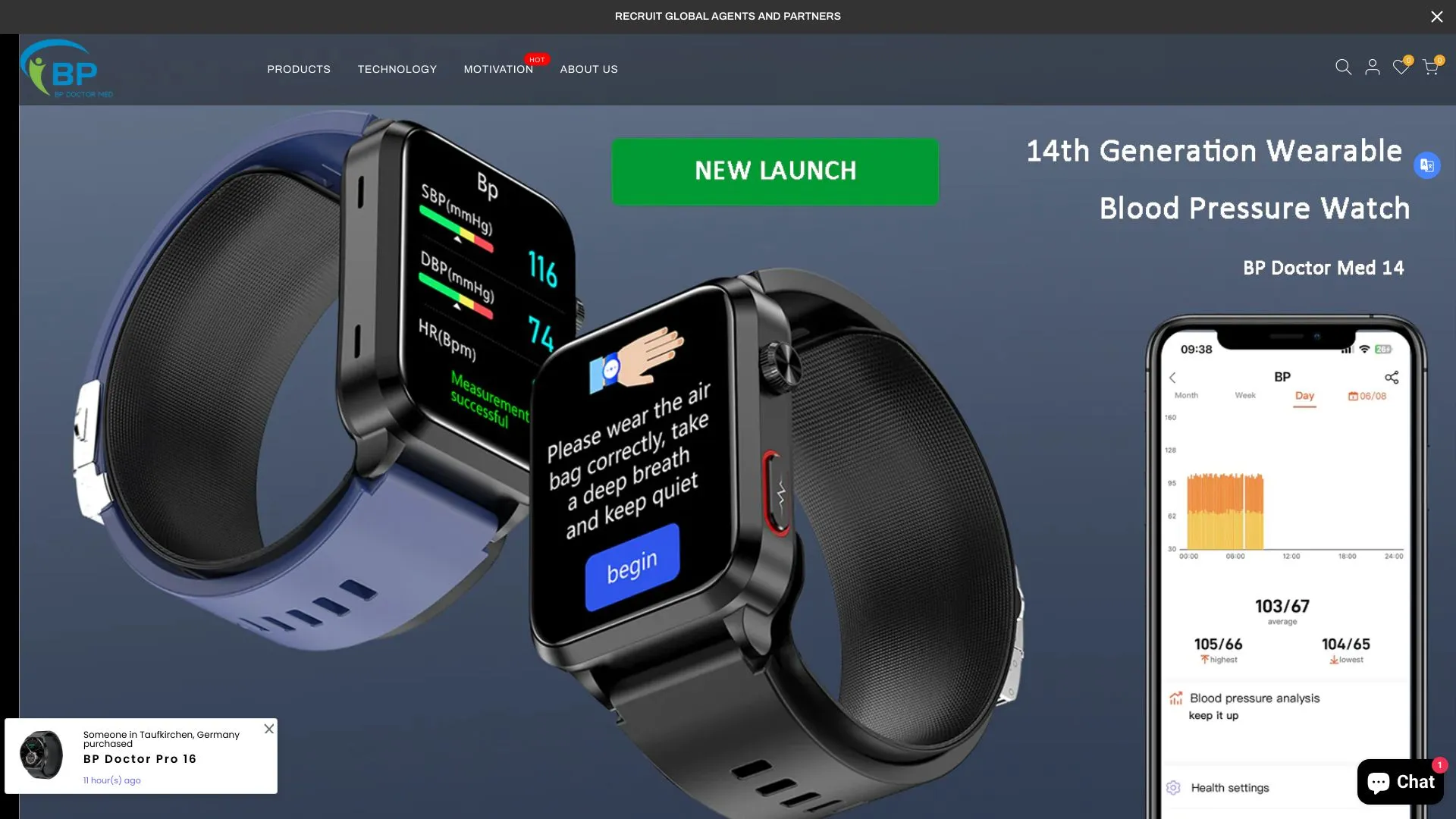 BP Doctor MED Smartwatch - Precise Blood Pressure & Health Monitoring | Creati.ai