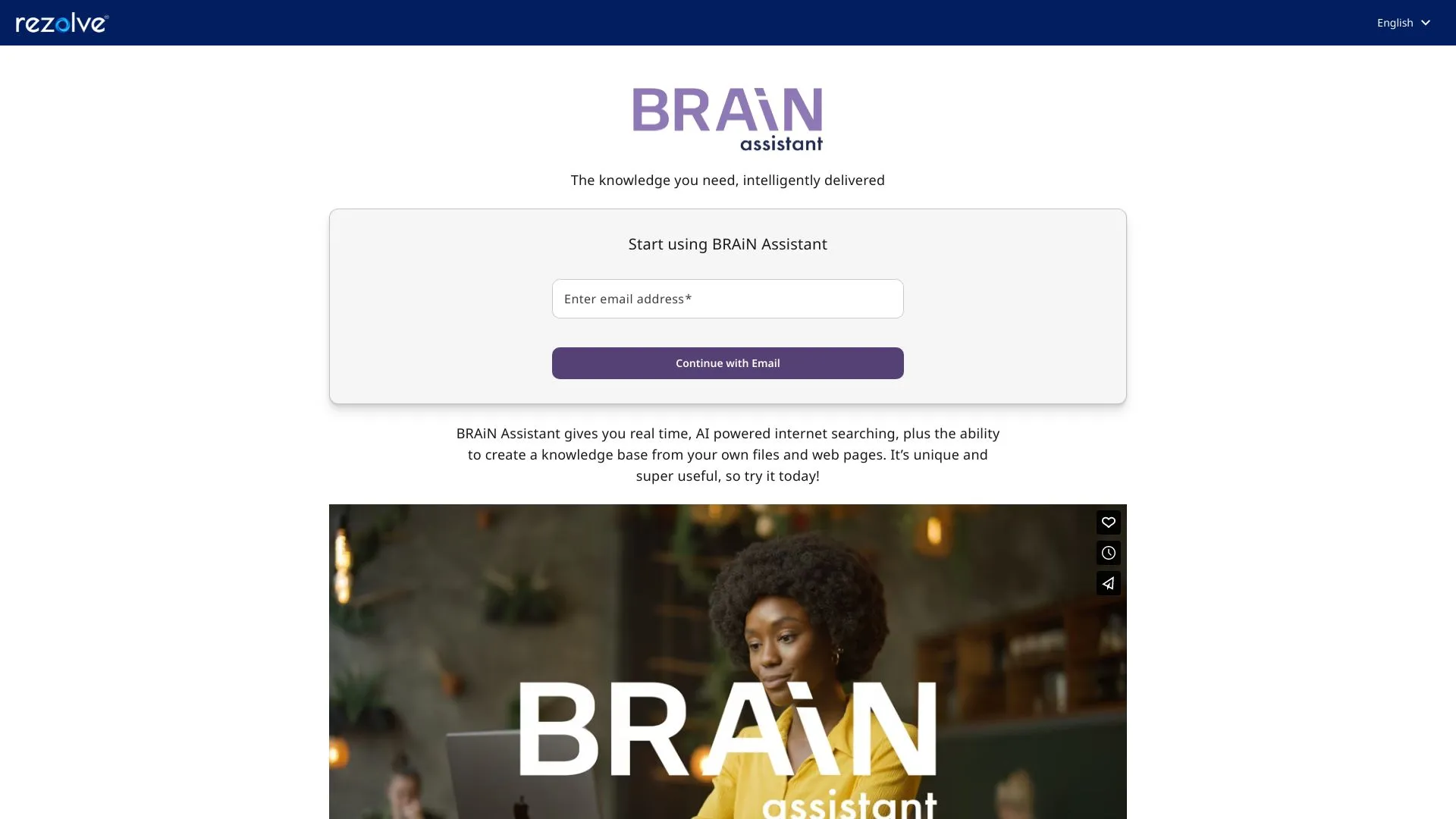 BRAiN Assistant - Real-Time AI-powered Search and Knowledge Management | Creati.ai