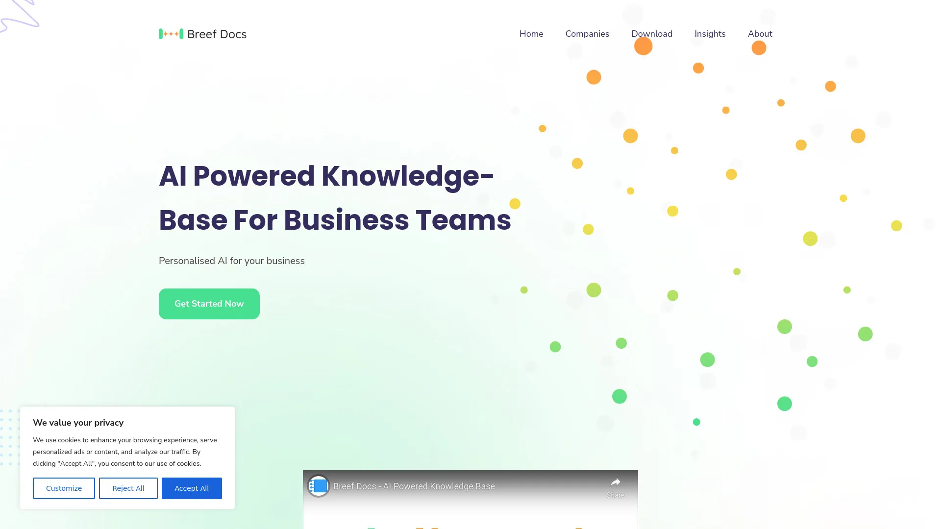 Breef Docs - AI Powered Knowledge Base for Business Teams | Creati.ai