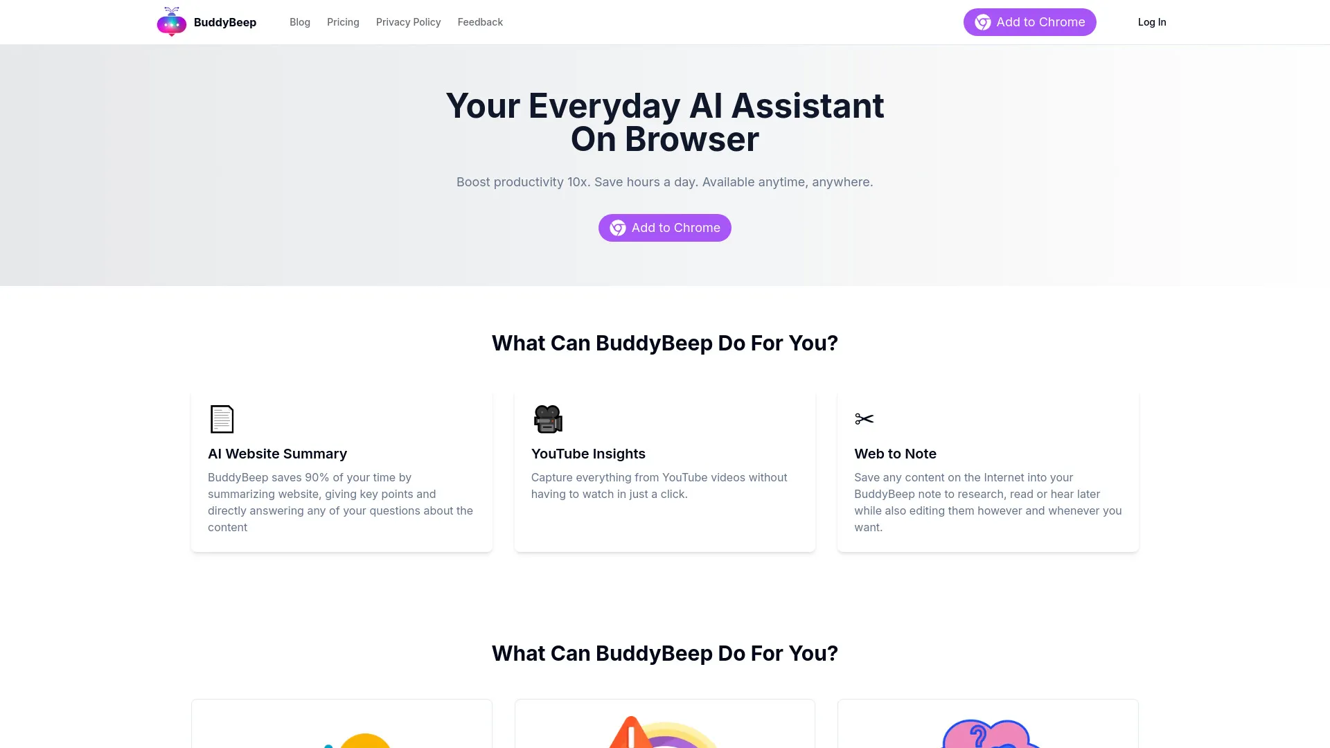 BuddyBeep: Your AI-Powered Browser Assistant | Creati.ai