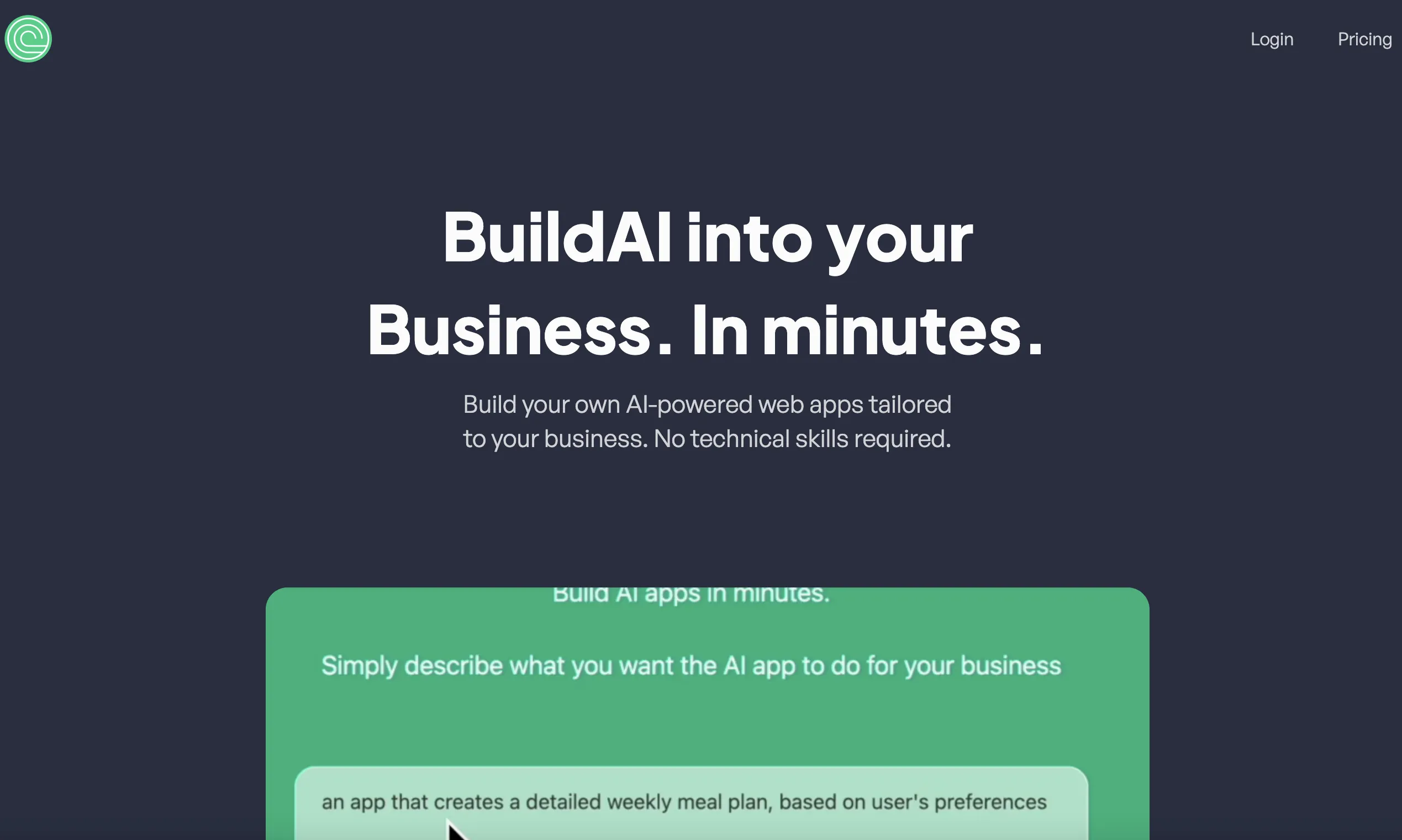Create Your Personalized AI Web App with Build AI | Creati.ai