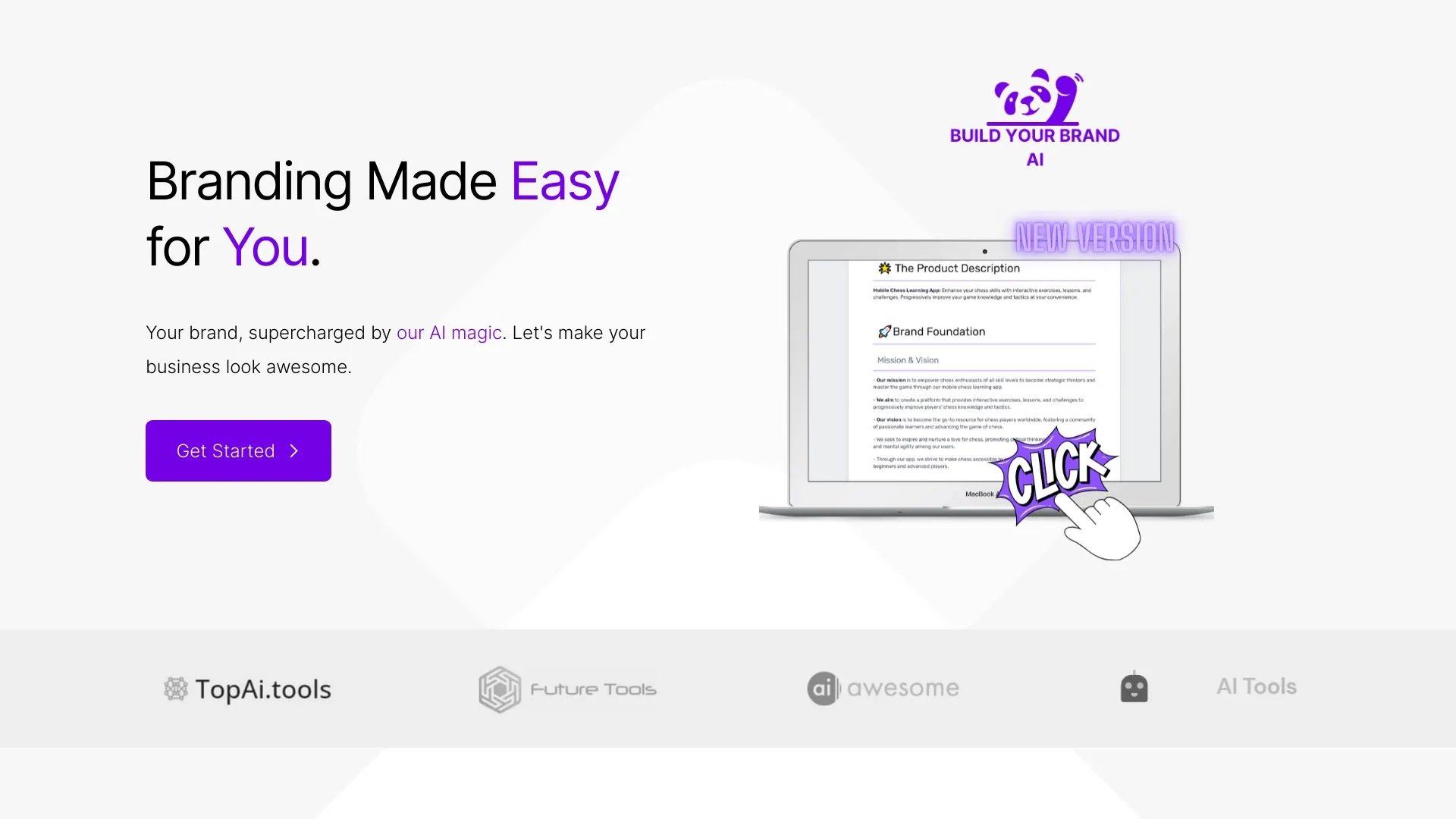 BuildYourBrand-AI: Your AI-Powered Branding Solution | Creati.ai