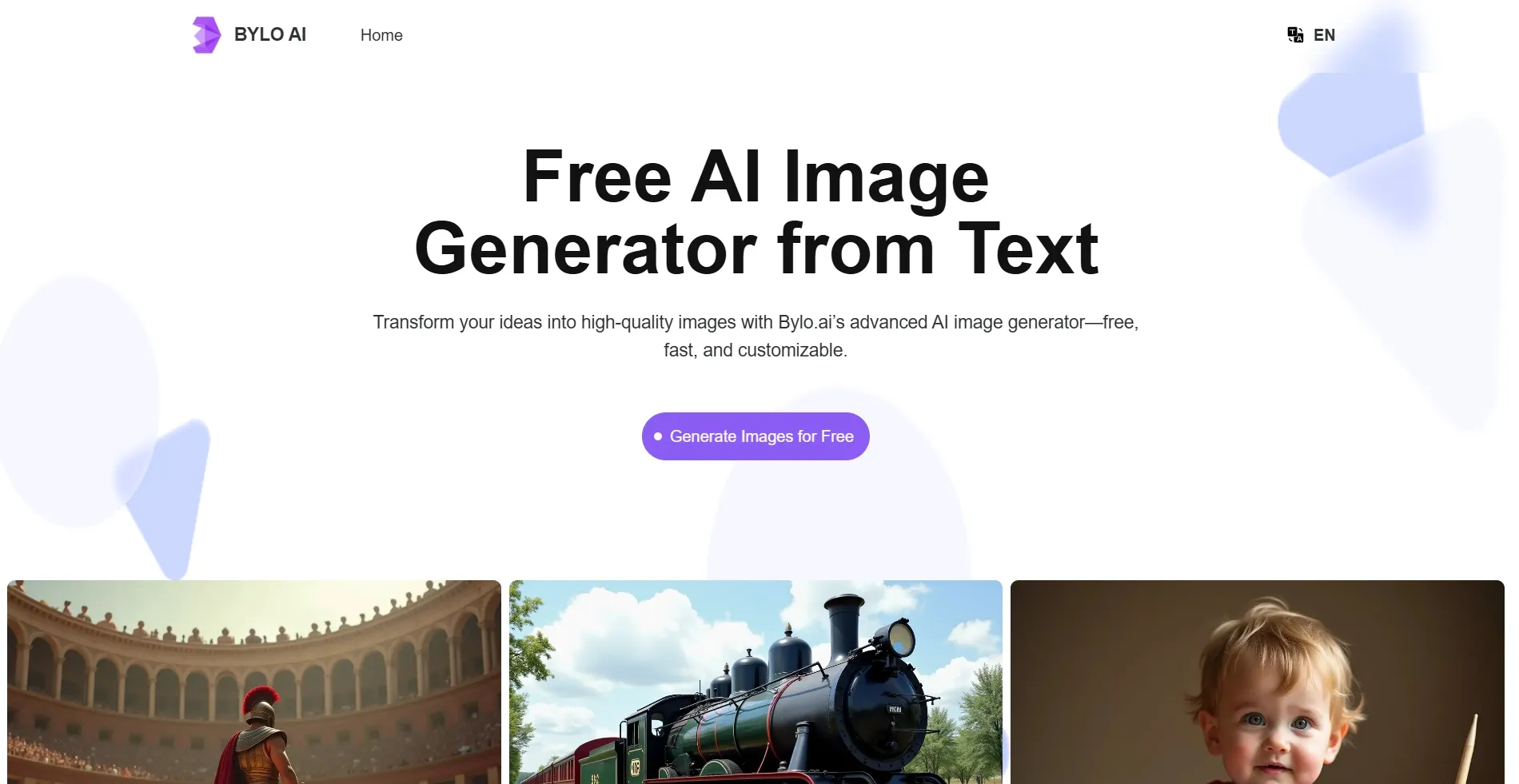 Bylo.ai: Transform Text into Stunning Images Effortlessly | Creati.ai