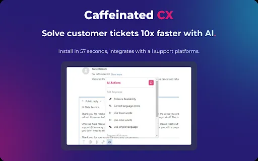Caffeinated CX: Automatización del Soporte al Cliente Impulsada por IA | Creati.ai