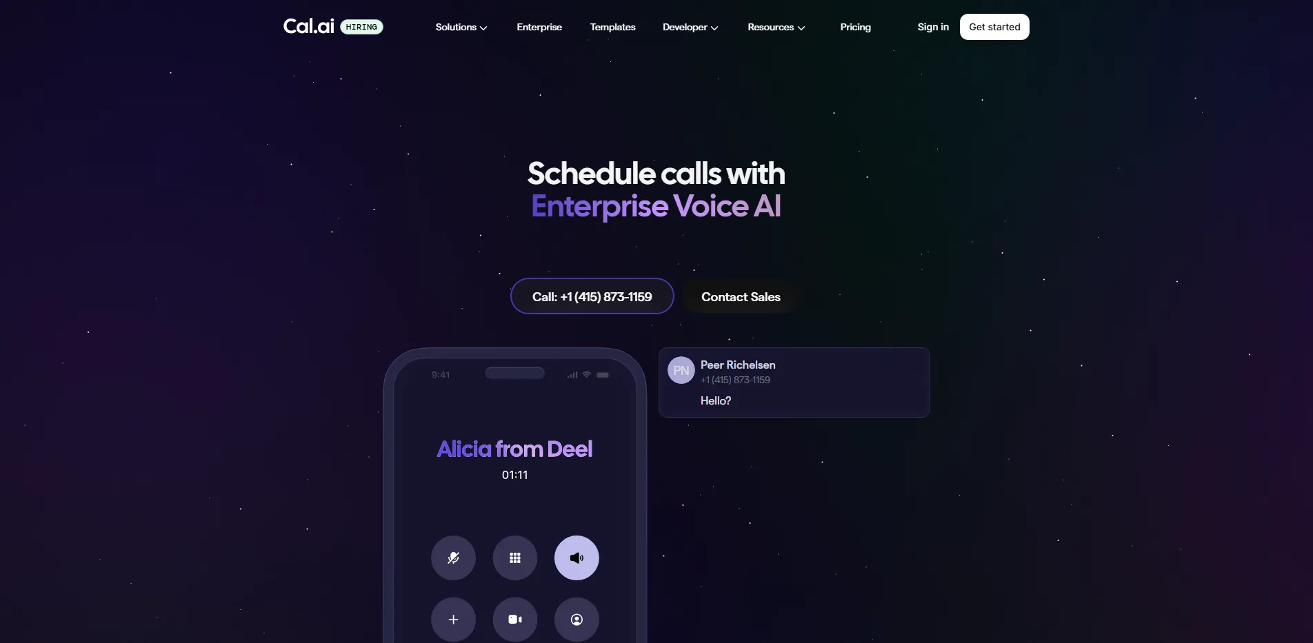 Cal.ai - Asistente de Programación Inteligente impulsado por IA | Creati.ai