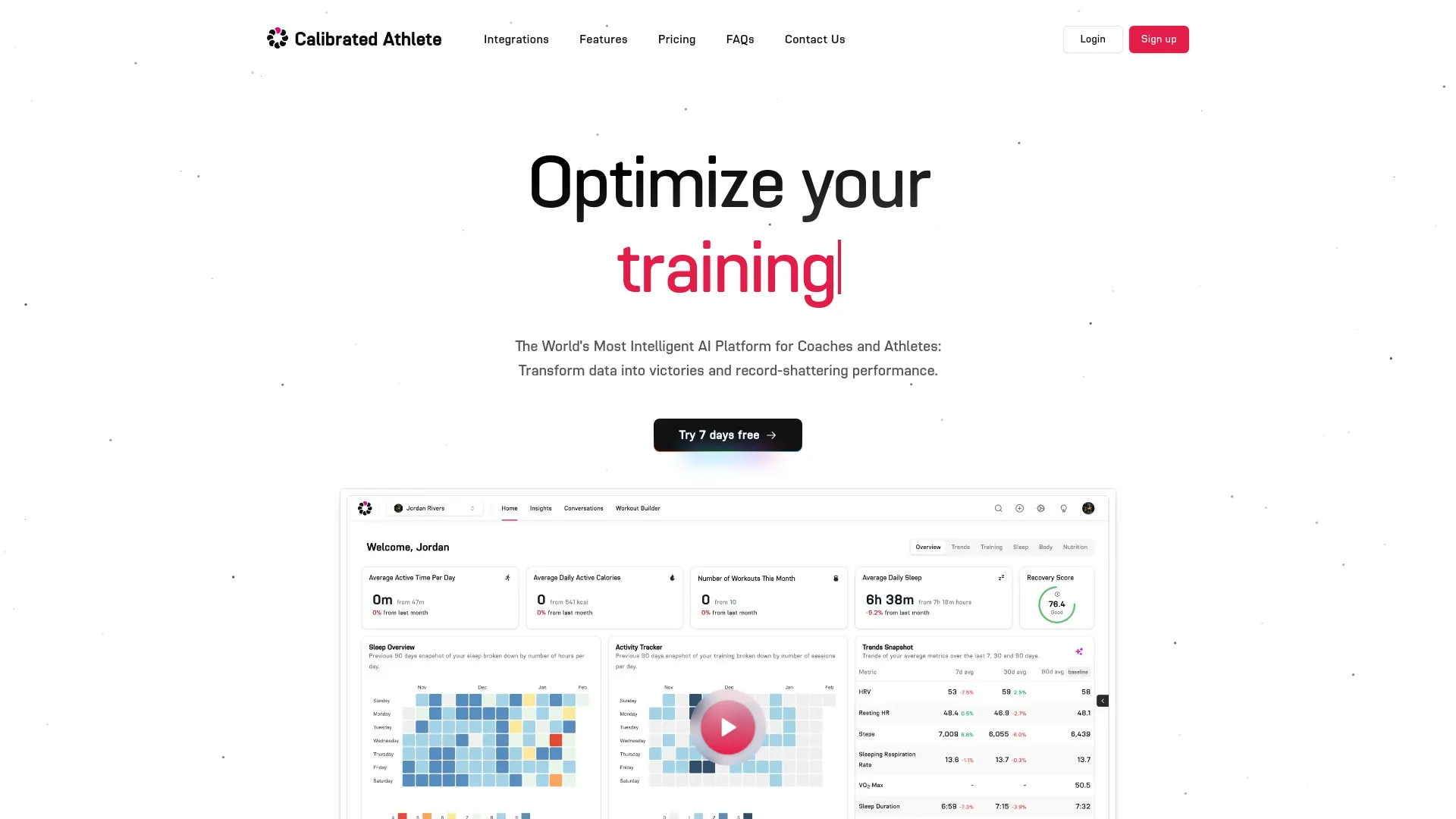 Optimize Your Performance with Calibrated Athlete AI Platform | Creati.ai