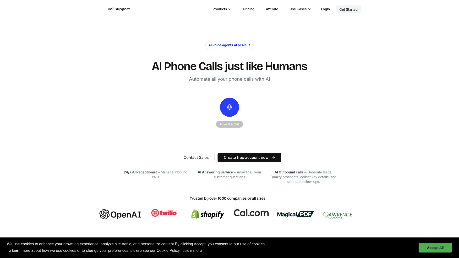 Voho AI Voice Agents - Automate Your Phone Calls | Creati.ai