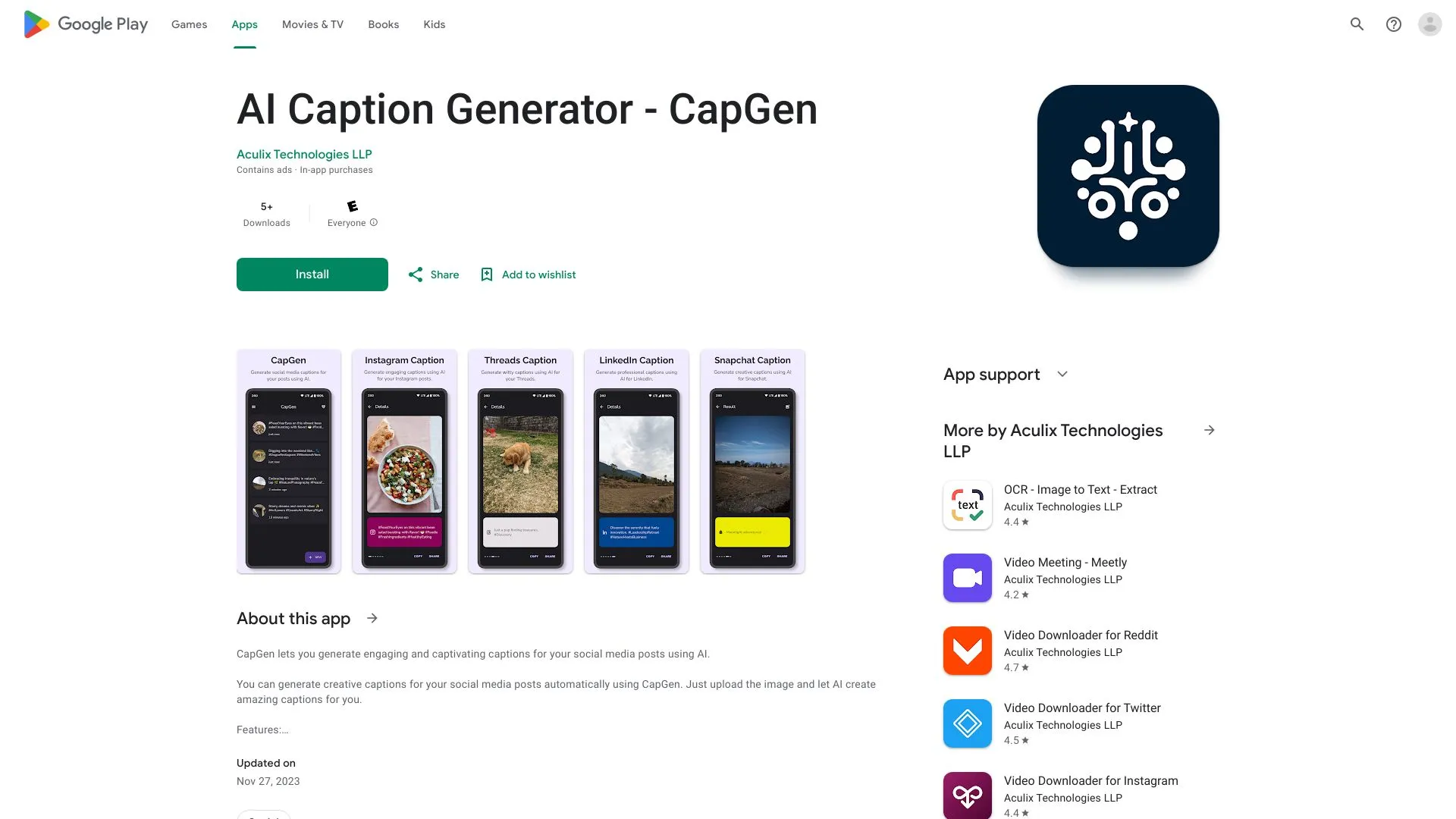 AI-Powered Caption Generator - Aculix CapGen | Creati.ai