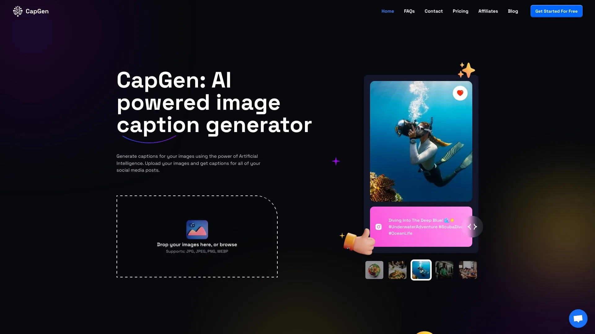 CapGen - AI-Powered Caption Generator for Social Media | Creati.ai