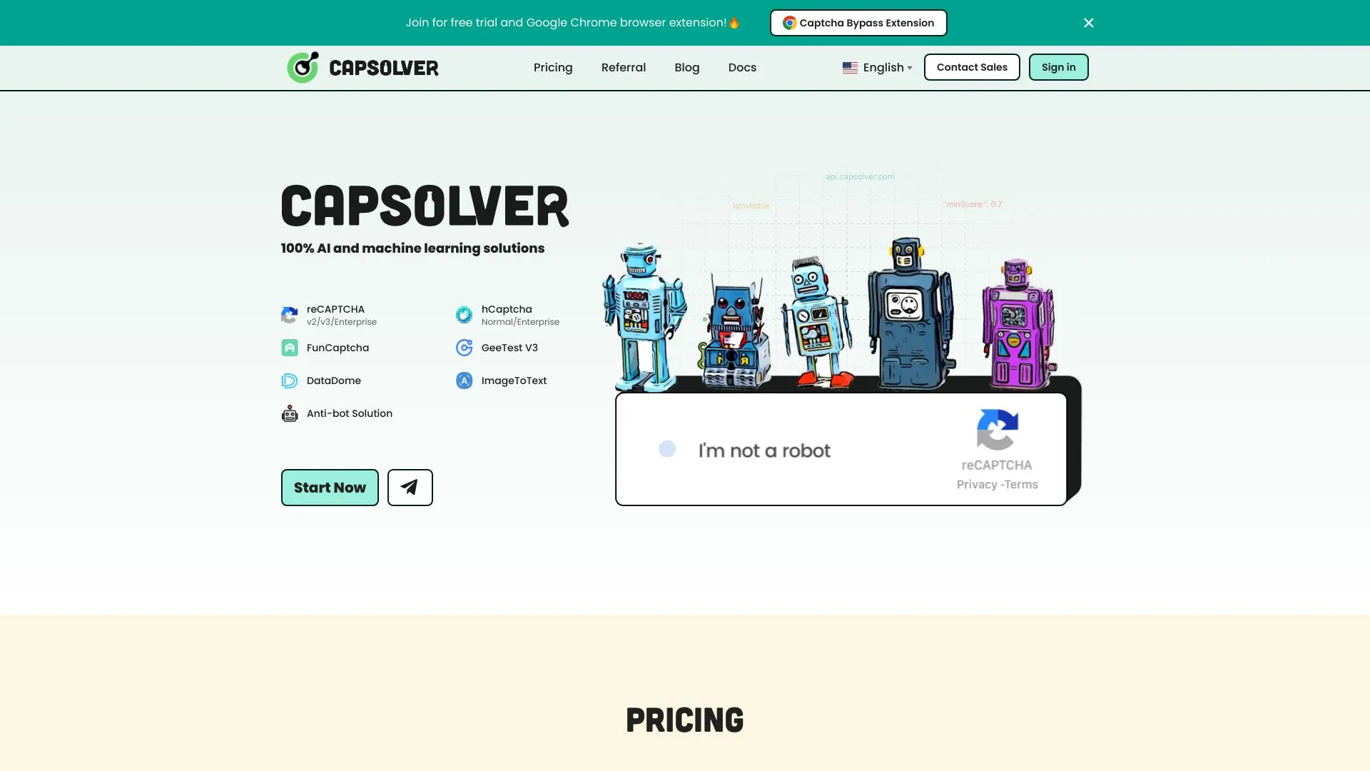 Capsolver | AI-Powered CAPTCHA Solving for Enhanced Automation | Creati.ai