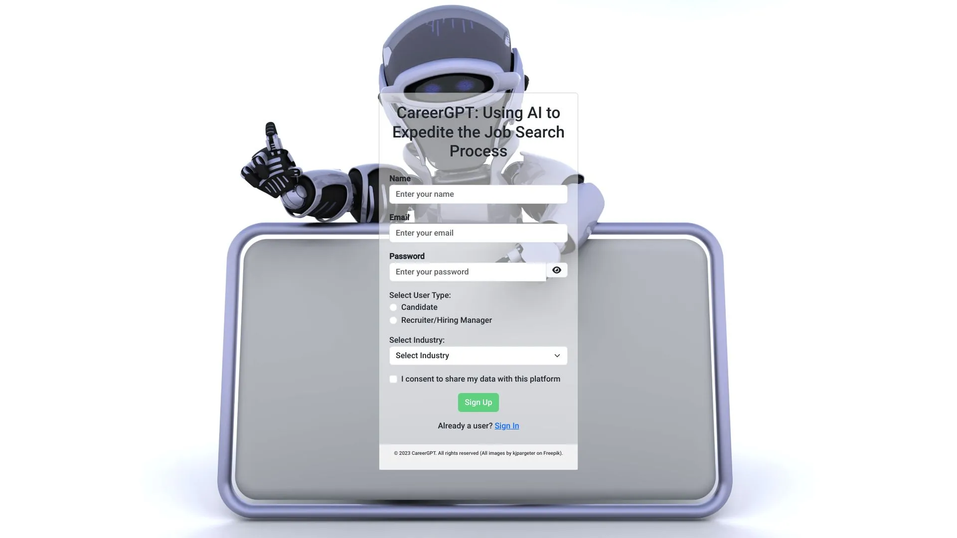 CareerGPT - AI-Powered Job Search and Recruitment | Creati.ai
